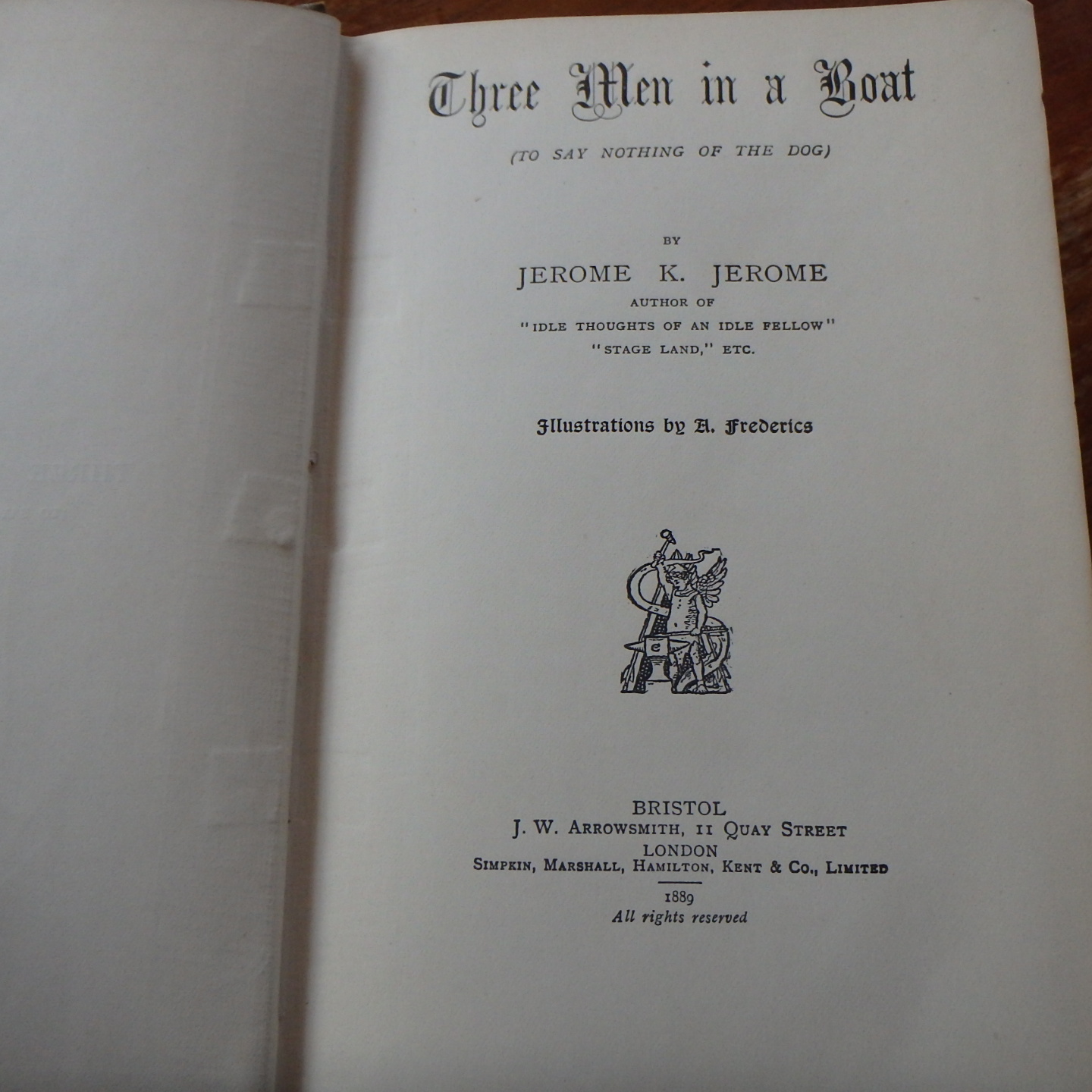 Three Men in a Boat (To Say Nothing of the dog) by Jerome K.Jerome ...