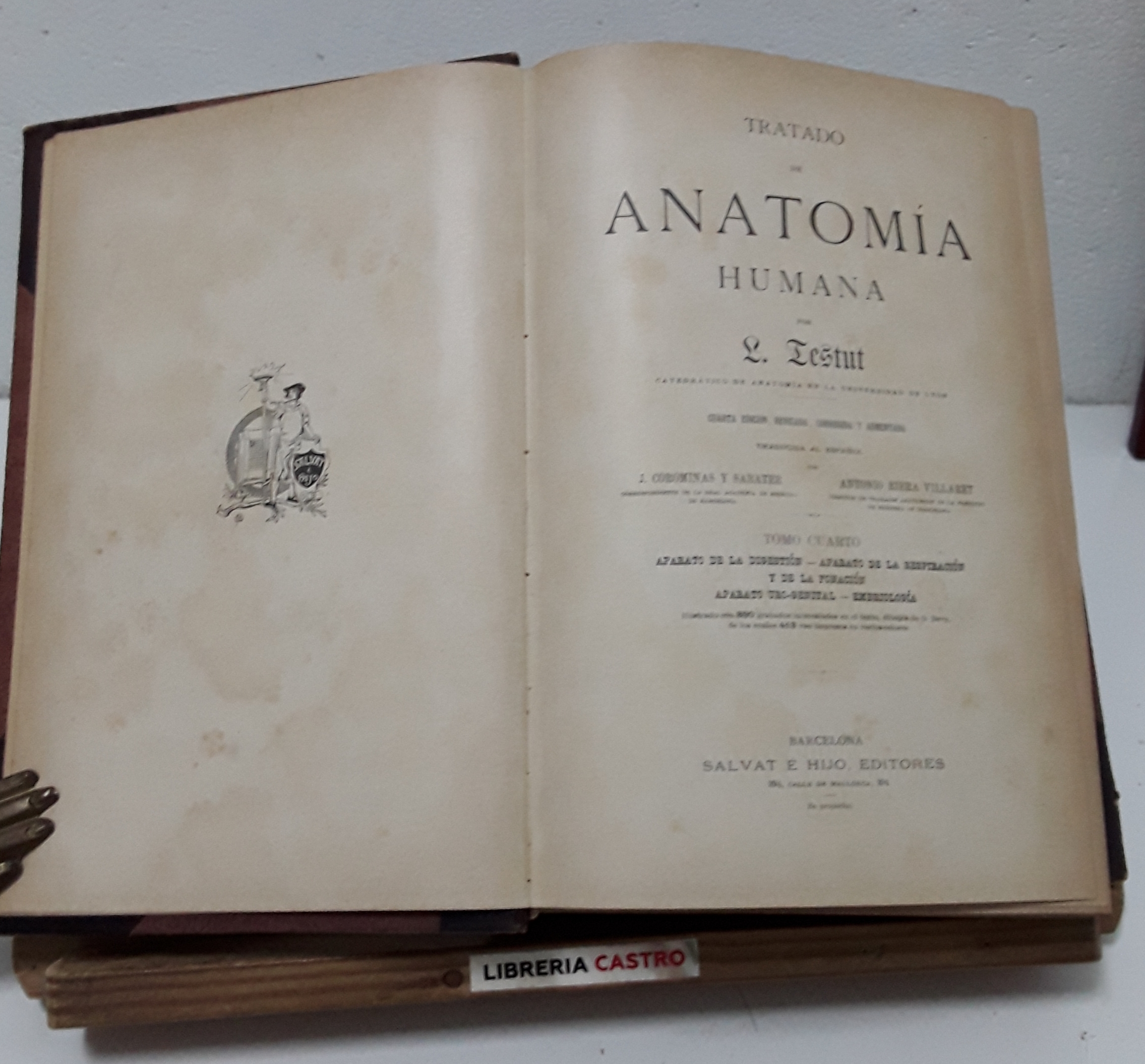 Tratado de Anatomía Humana por L. Testut. Tomo 4 by L. Testut ...