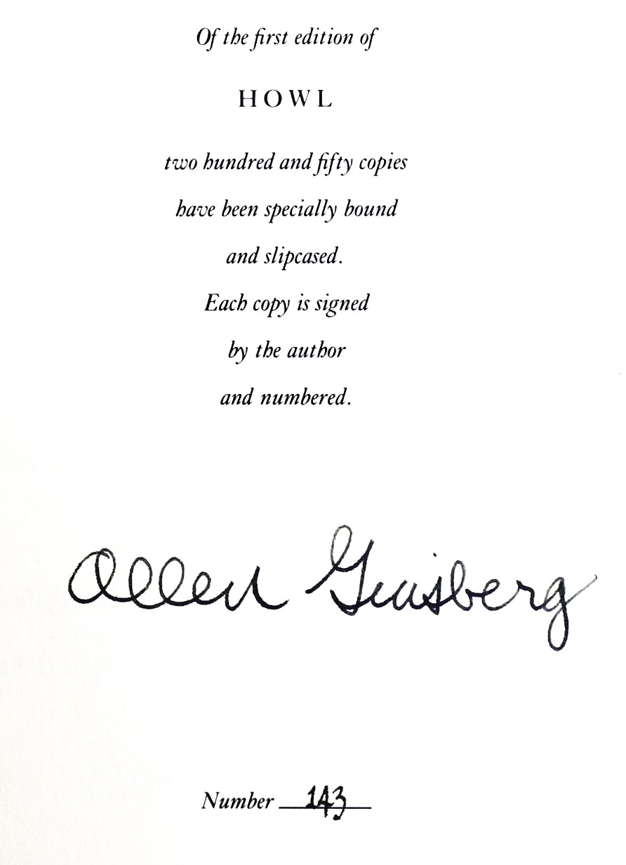 Allen Ginsberg Howl Original Draft Facsimile, Transcript & Variant ...