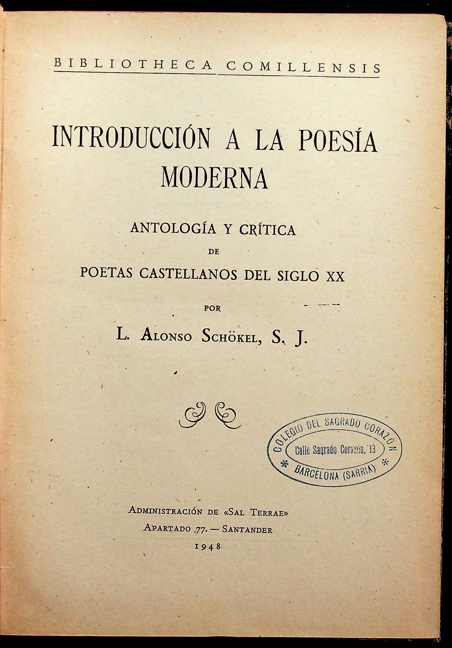 Introducción a la poesía moderna. Antología y crítica de poetas ...