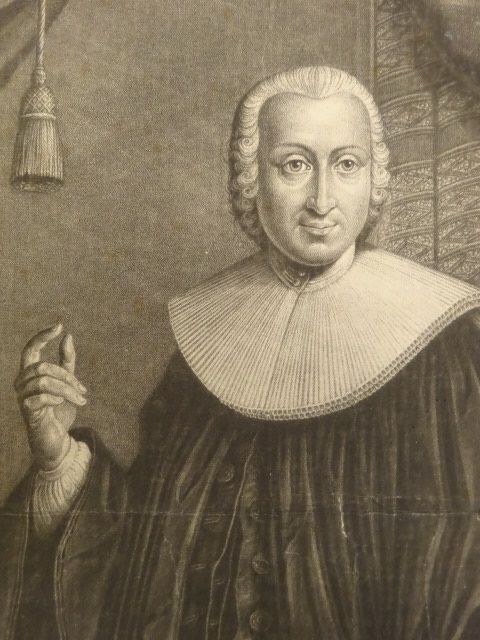 M. Johann Christoph Thenn. Schabkunstblatt von Johann Jacob Ridinger ...