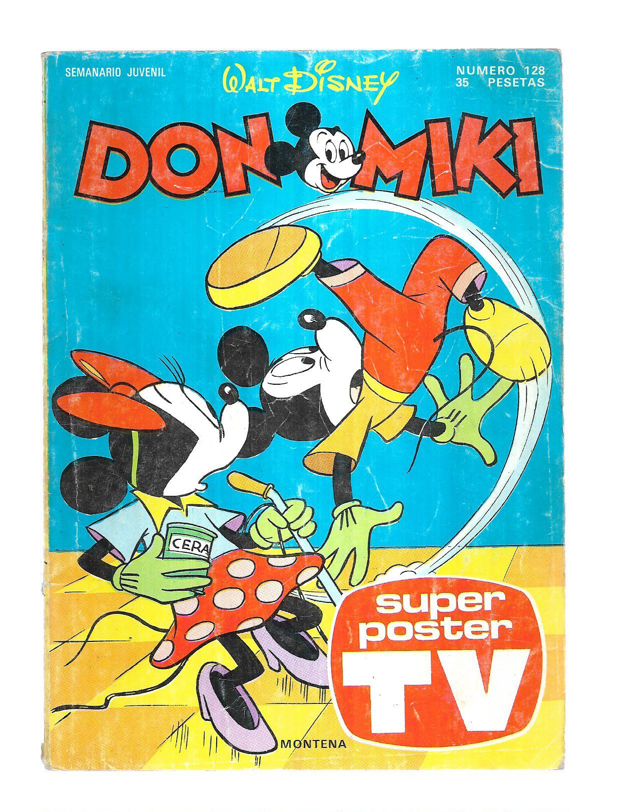 DON MIKI, NUMERO 128 de WALT DISNEY: BUEN ESTADO TAPA BLANDA (1976 ...