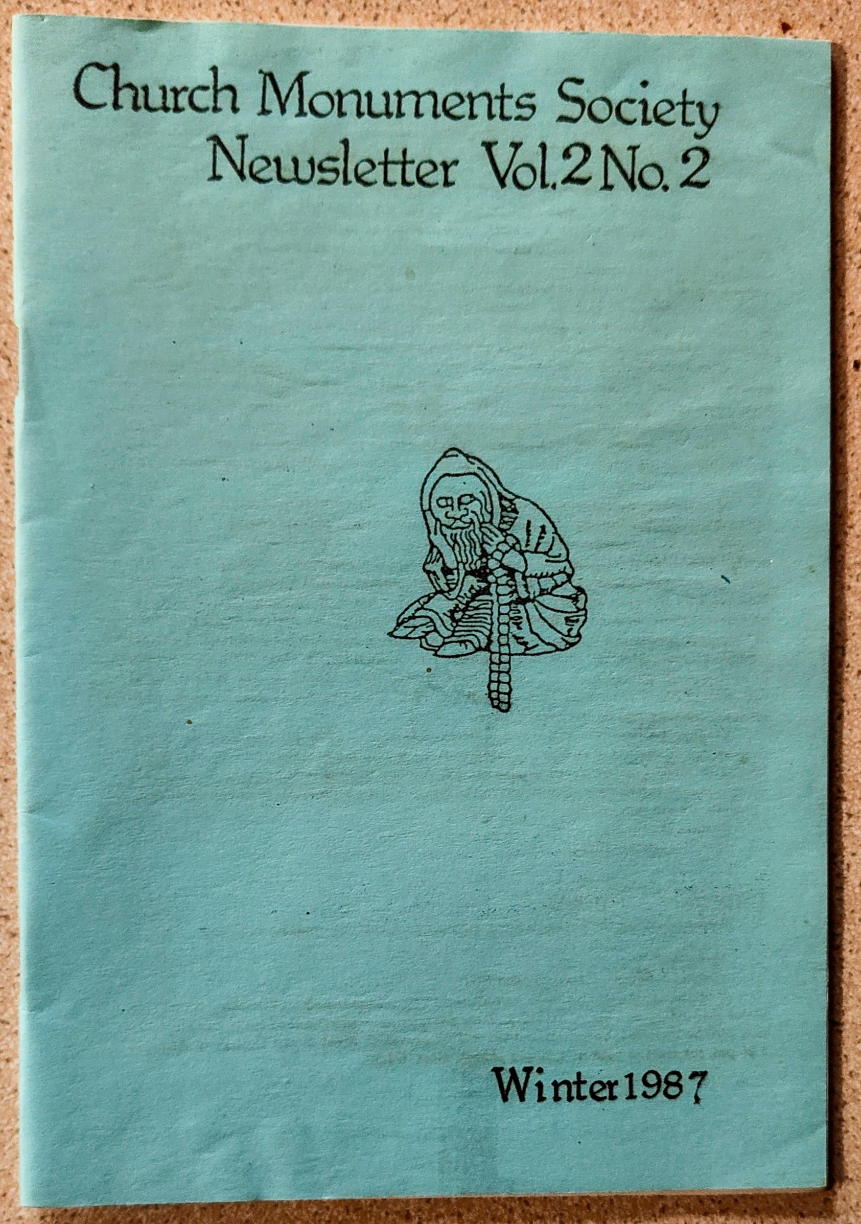 Church Monuments Society Newsletter Winter 1987 Vol.2 No.2 / A S ...