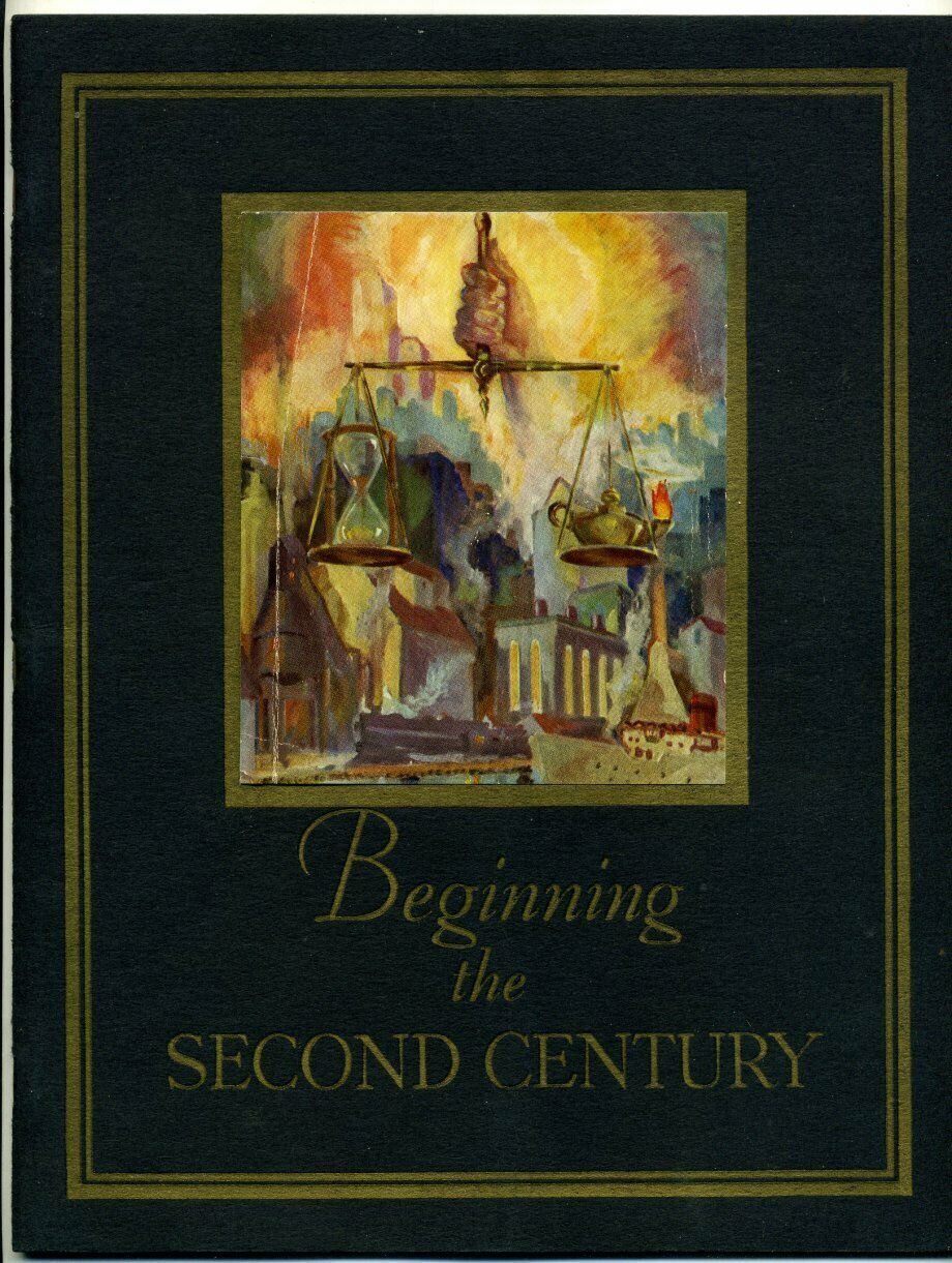 BEGINNING THE SECOND CENTURY FAIRBANKS, MORSE & COMPANY: Very Good Soft ...