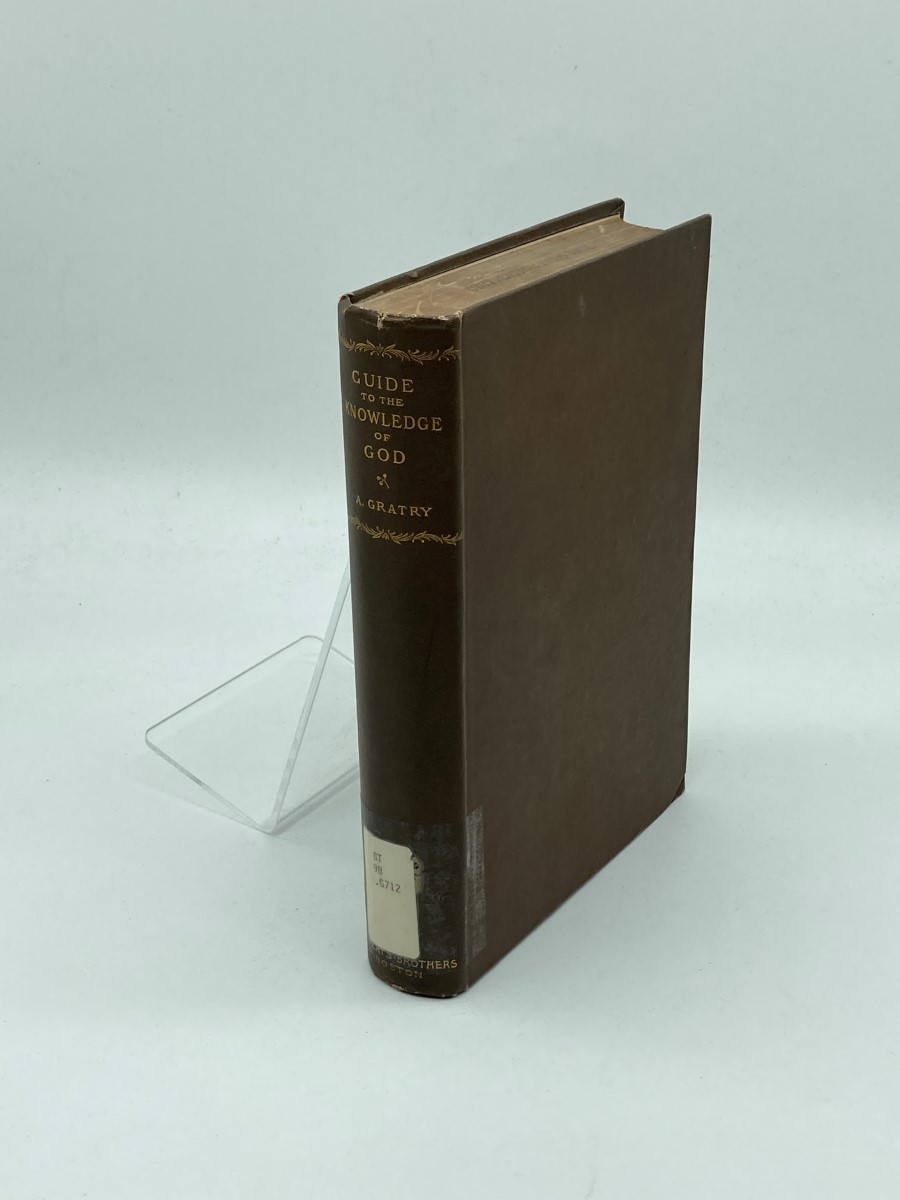 Guide to the Knowledge of God A Study of the Chief Theodicies von A ...