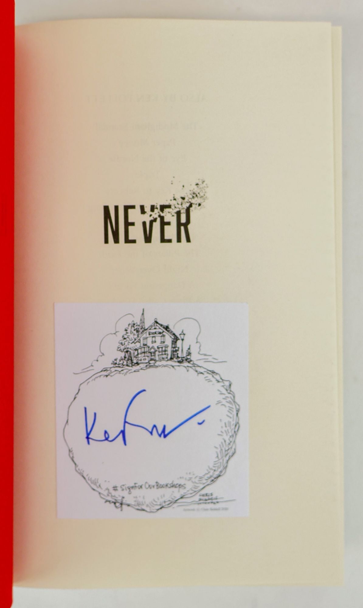 NEVER [Signed] by Follett, Ken: Hardcover (2021) First UK Edition ...
