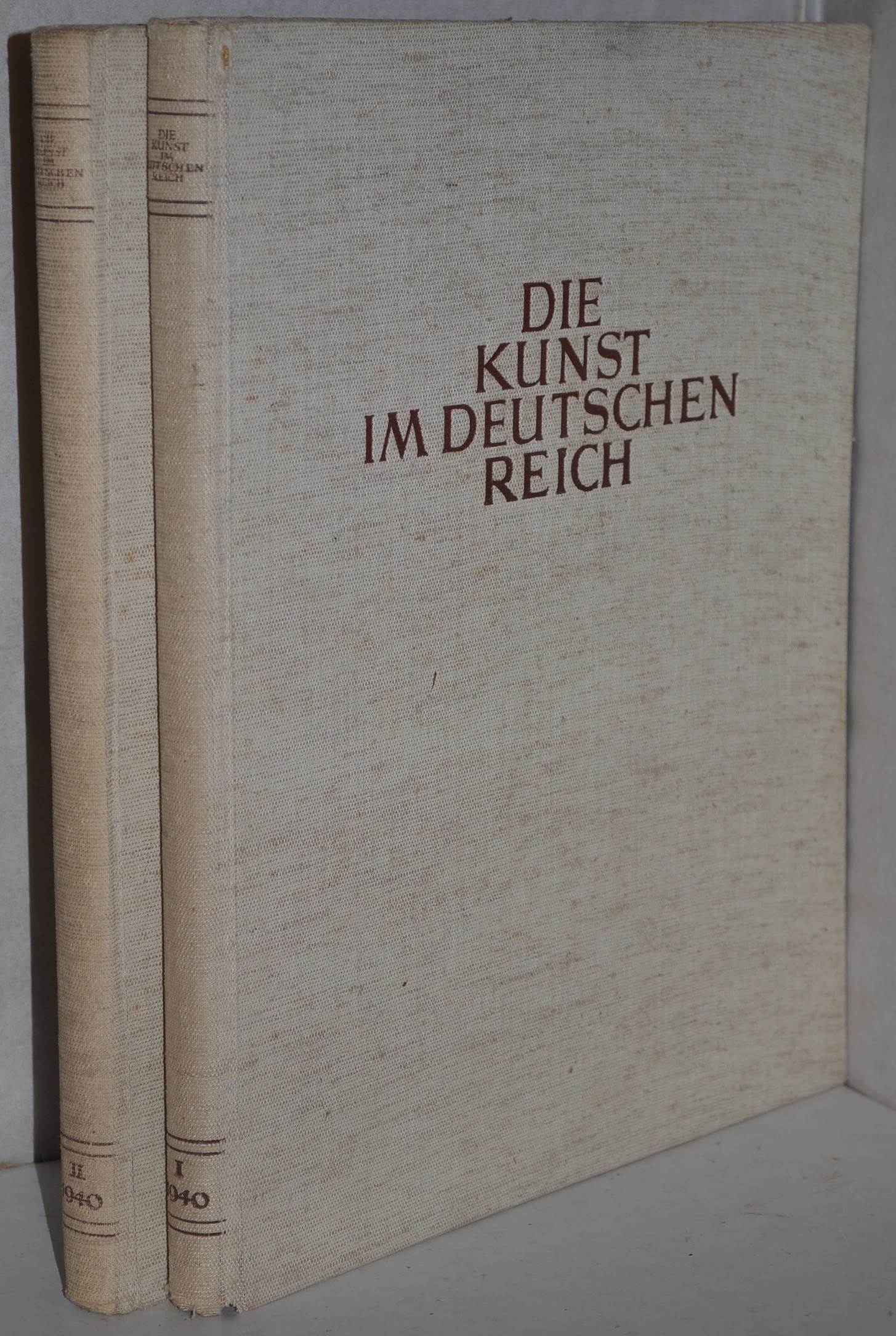 Die Kunst im deutschen Reich. 4. Jahrgang 1940. Folge 1-12 in 2 Bänden ...
