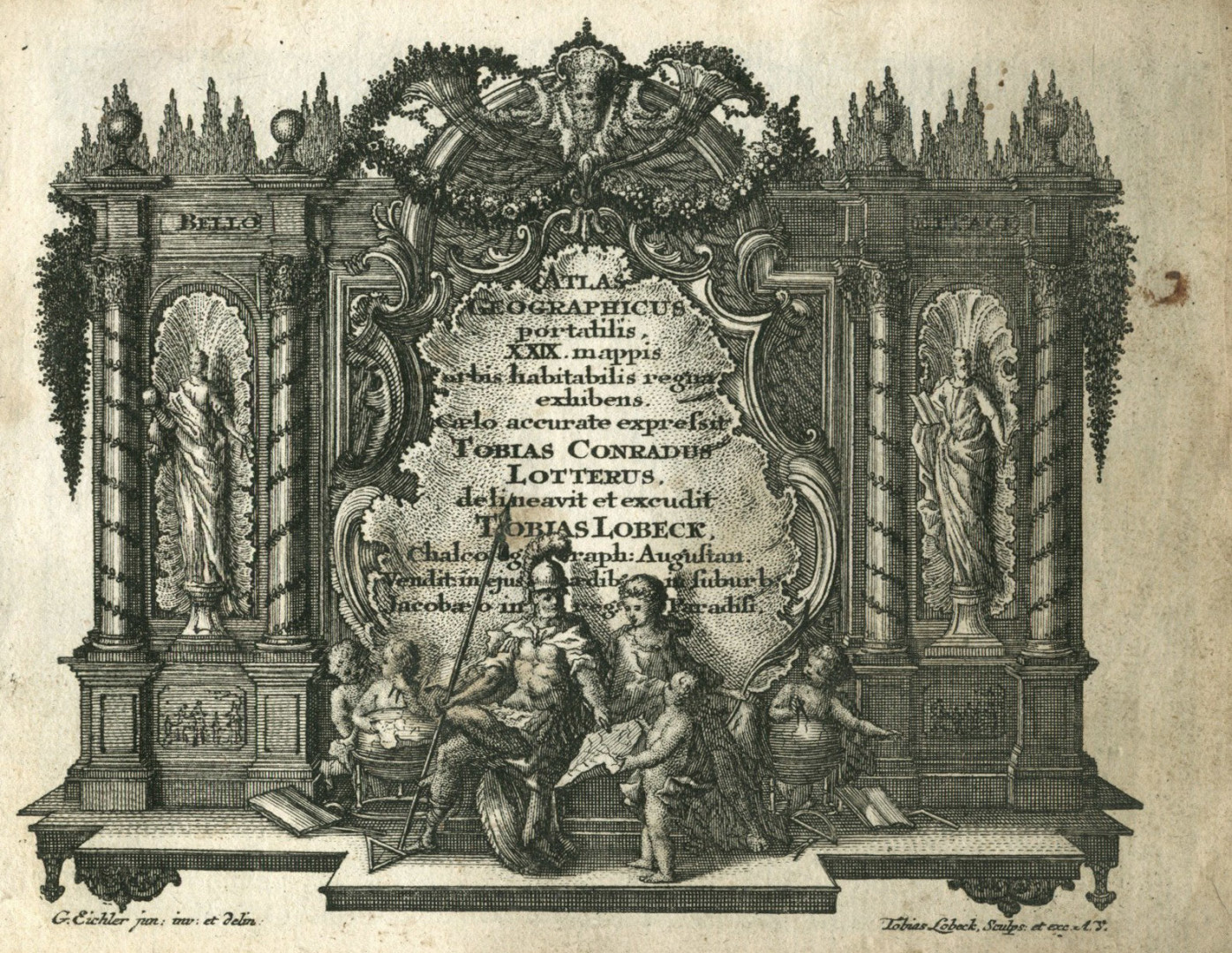Atlas geographicus portatilis, XXIX. mappis orbis habitabilis regna ...