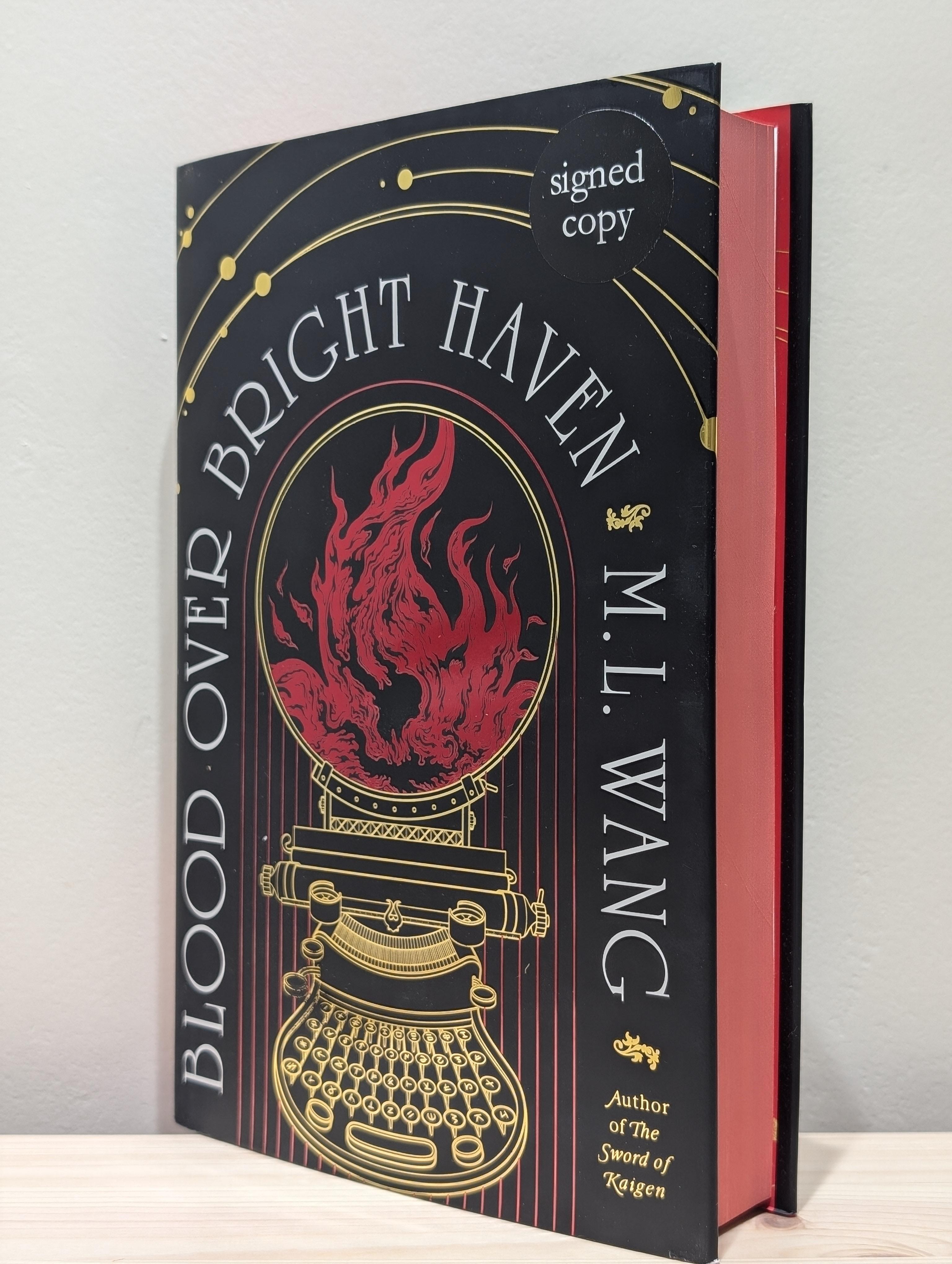 Blood Over Bright Haven (Signed First Edition with sprayed edges) by ...