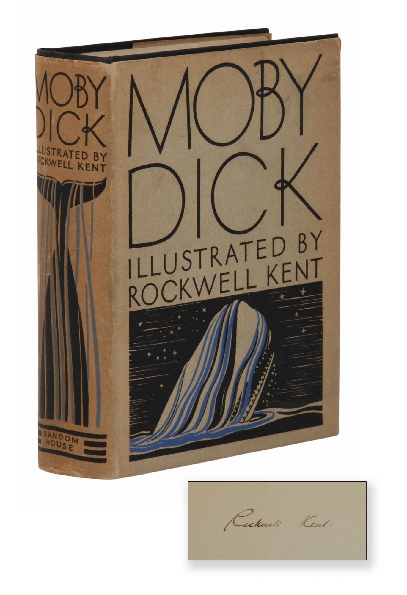 Moby Dick von Melville, Herman; Rockwell Kent [Illustrator]: Near Fine (1930) First Edition Thus ...