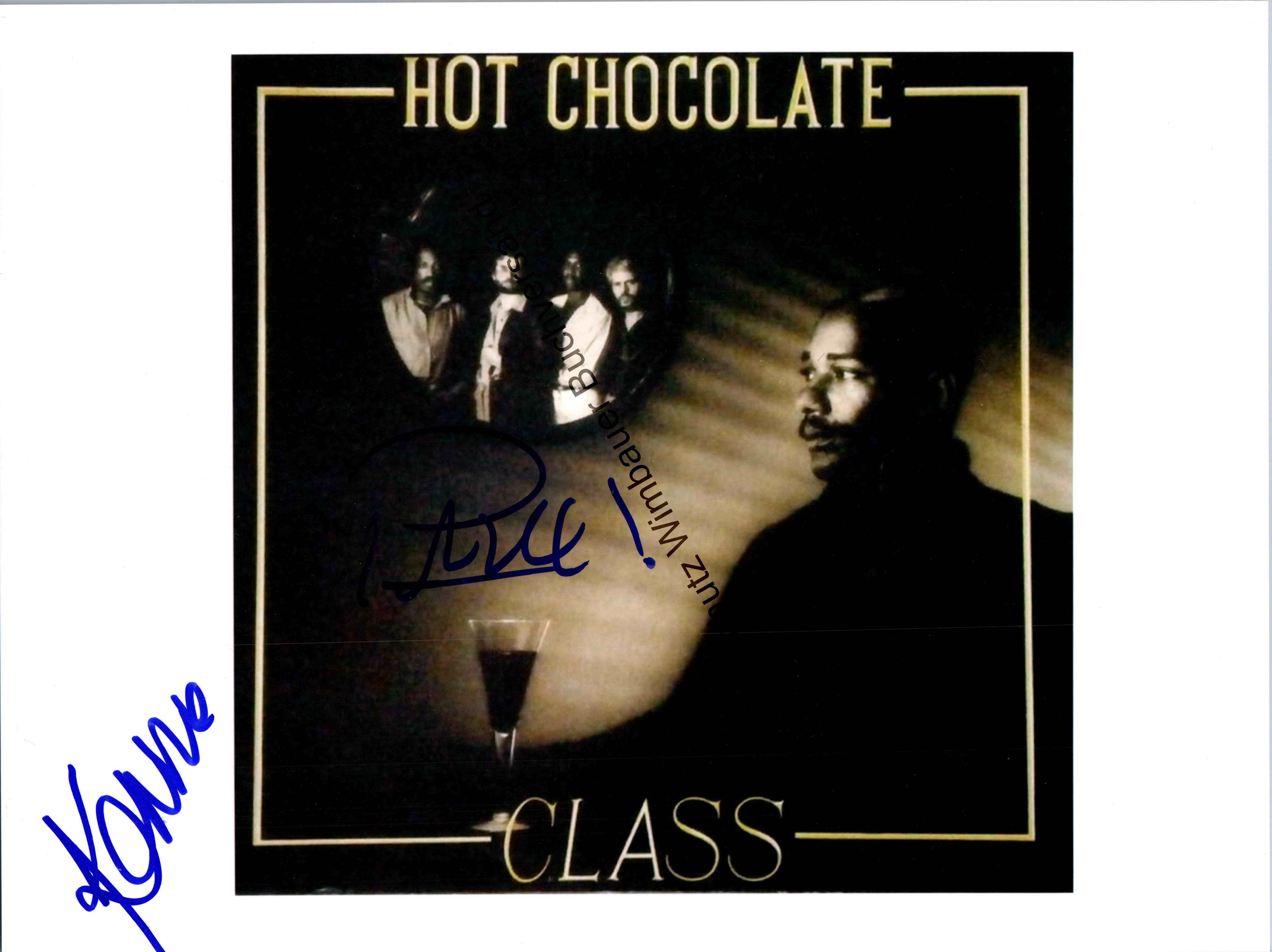 Original Autogramme HOT CHOCOLATE /// Autograph signiert signed signee ...
