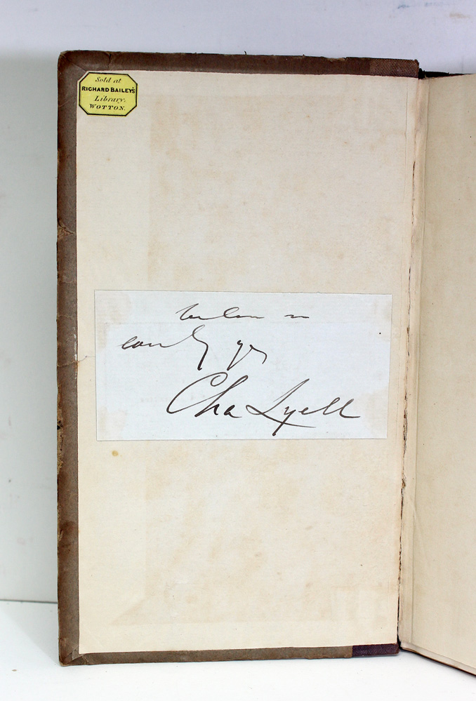 Elements of Geology par Charles Lyell SIGNED: Good ++ Cloth (1838) 1st ...