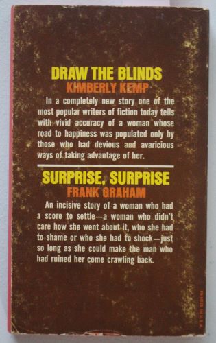 Draw the Blinds /// Surprise, Surprise. (2 stories in One Book; Midwood ...