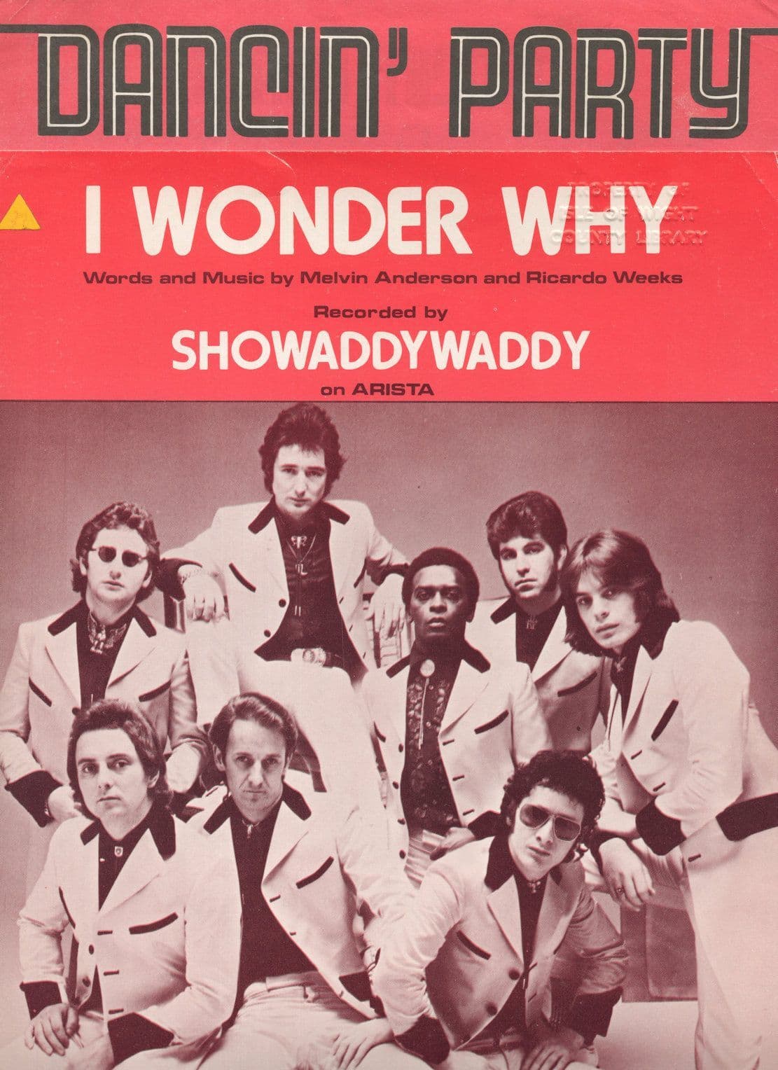 Showaddywaddy I Wonder Why Dancin Party 2x Sheet Music s: Fine ...