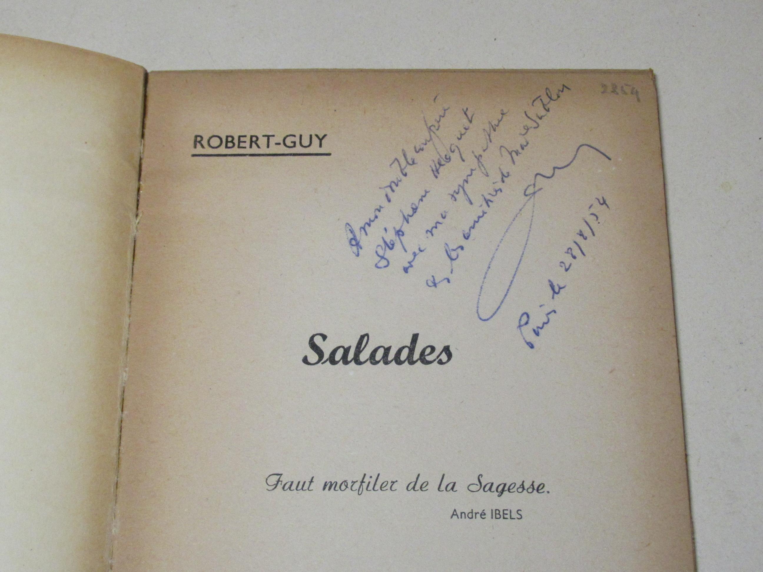 Salades "Faut morfiler de la sagesse" by Robert-Guy: Très bon ...