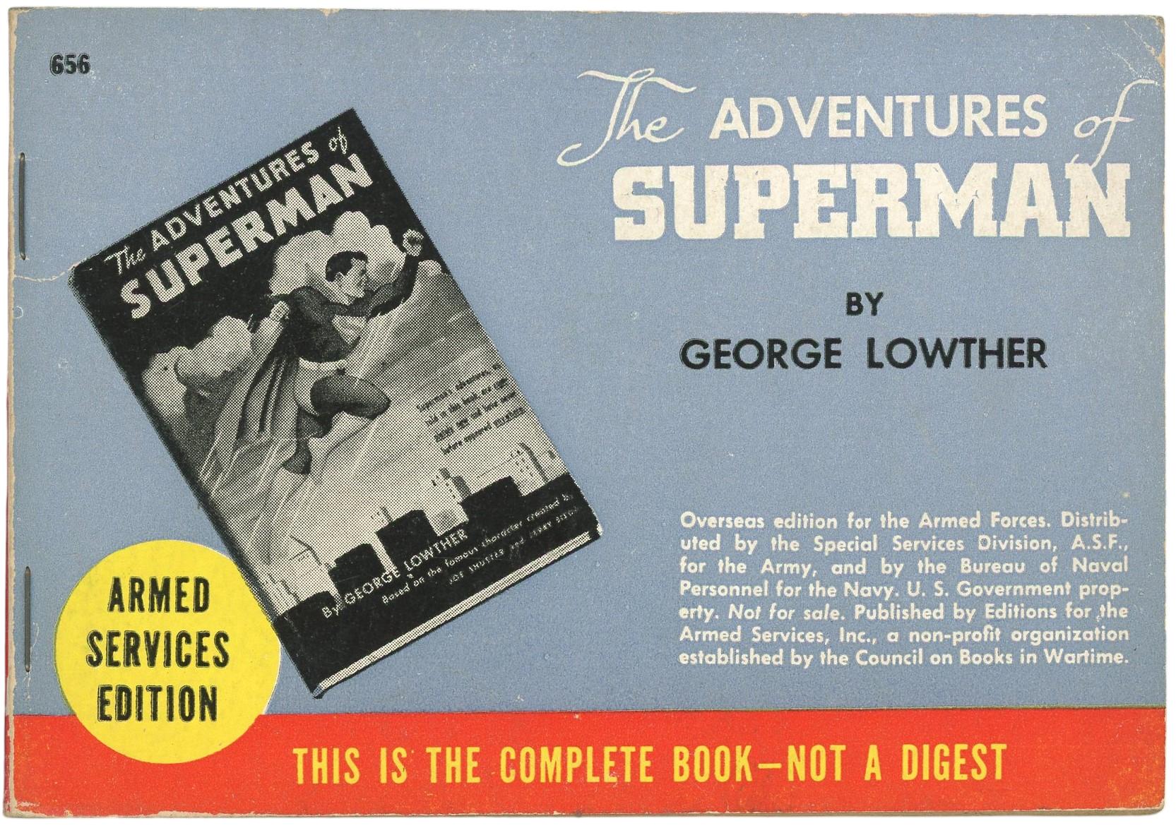 The Adventures of Superman by George Lowther | Mullins Books