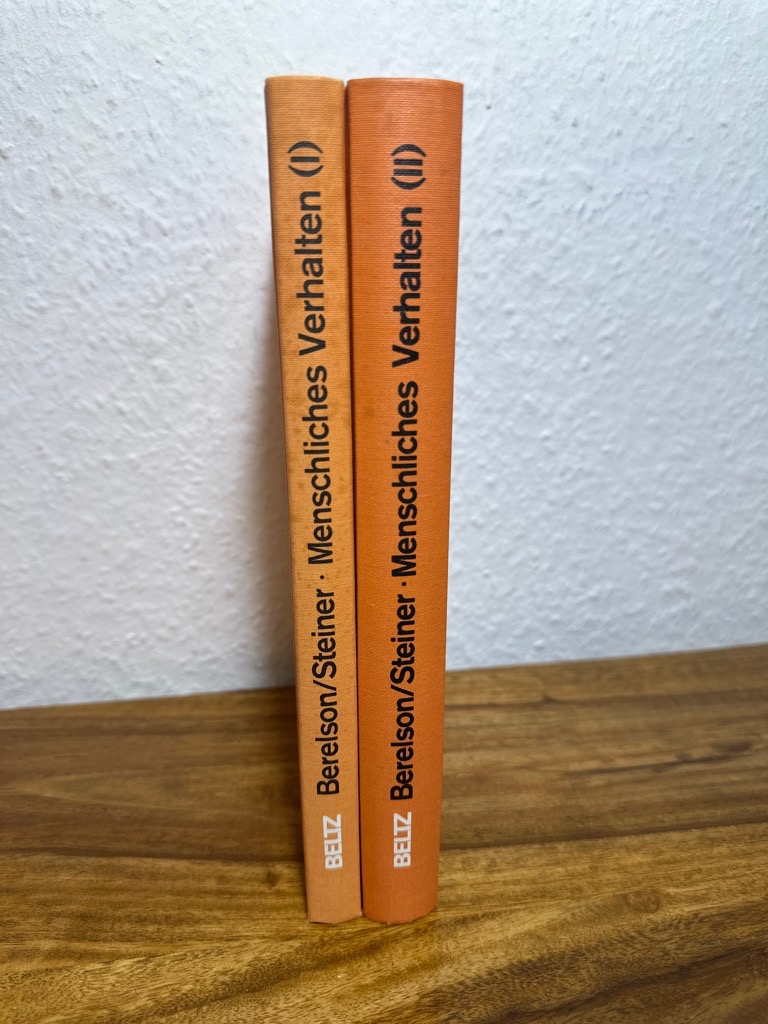 Menschliches Verhalten. Grundlegende Ergebnisse empirischer Forschung ...