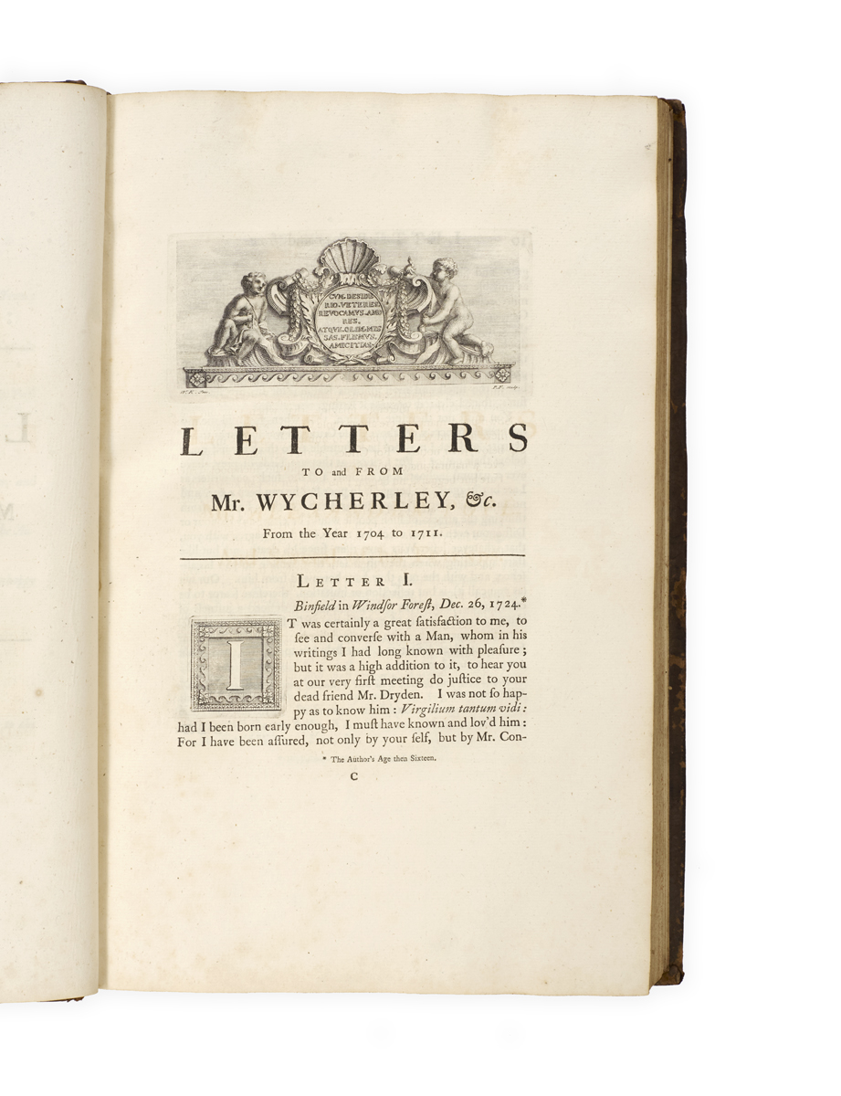 Letters of Mr Alexander Pope, and several of his Friends. by POPE ...