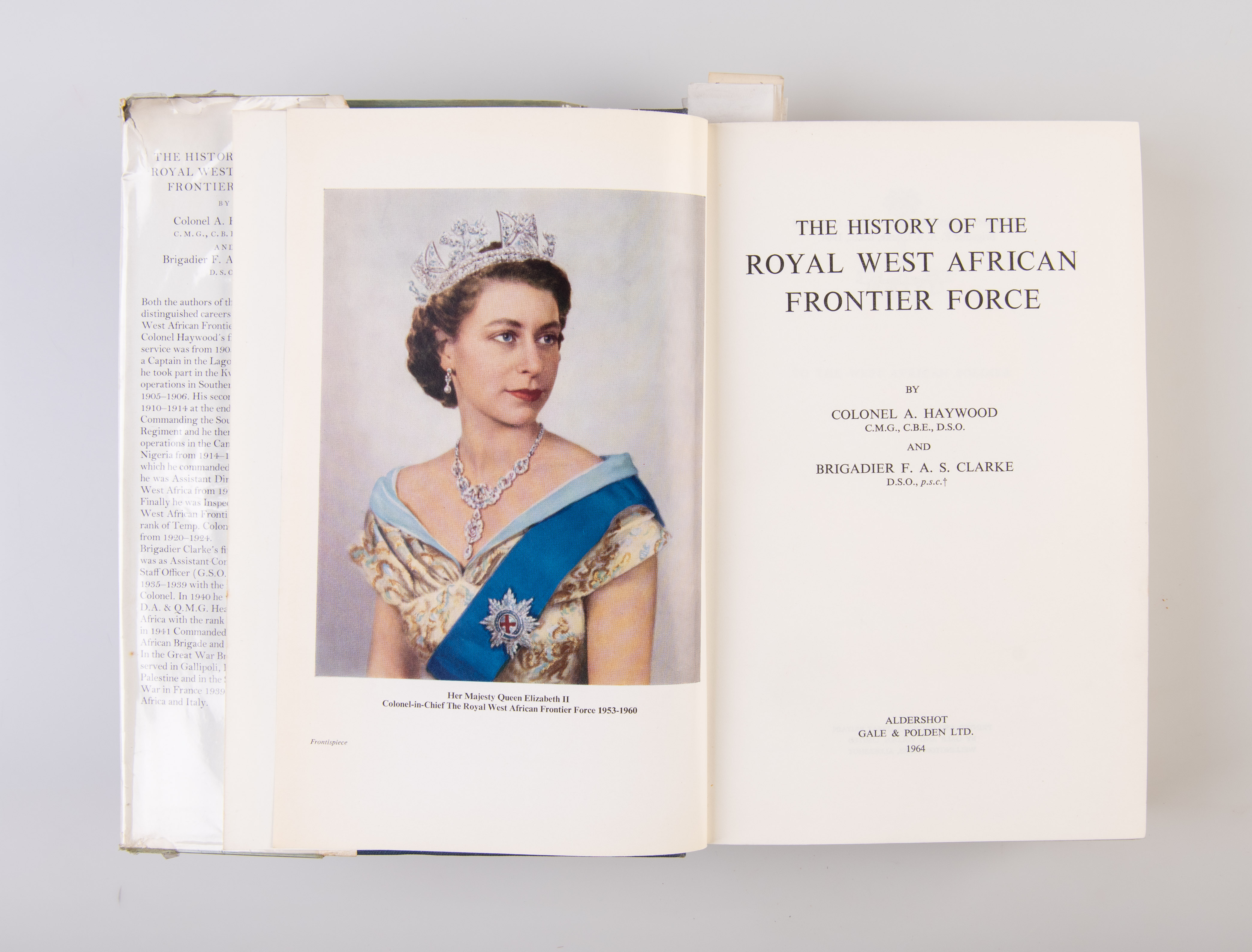 The History of the Royal West African Frontier Force. by HAYWOOD ...