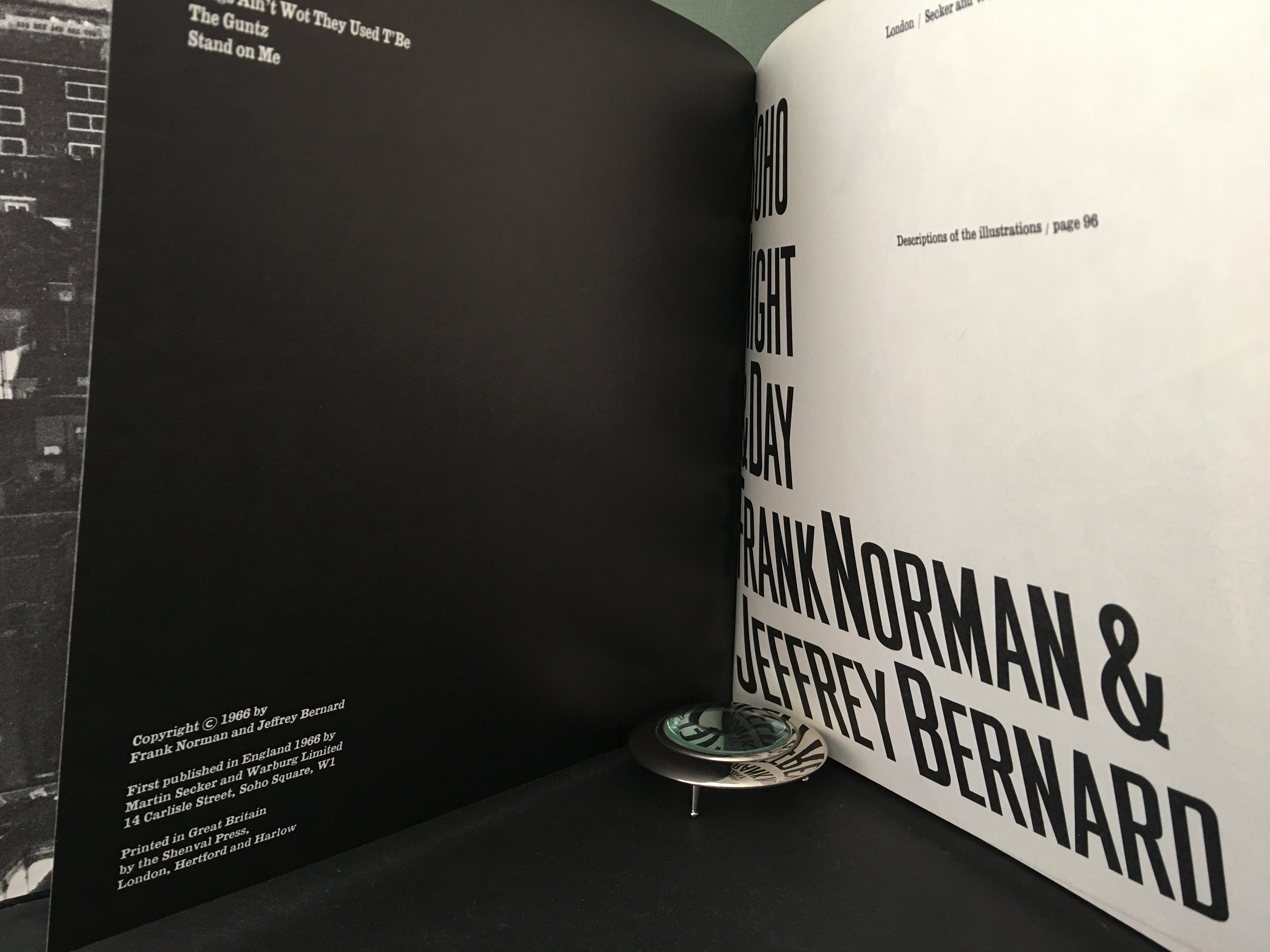 Soho Night & Day by Norman, Frank & Jeffrey Bernard: Very Good ...