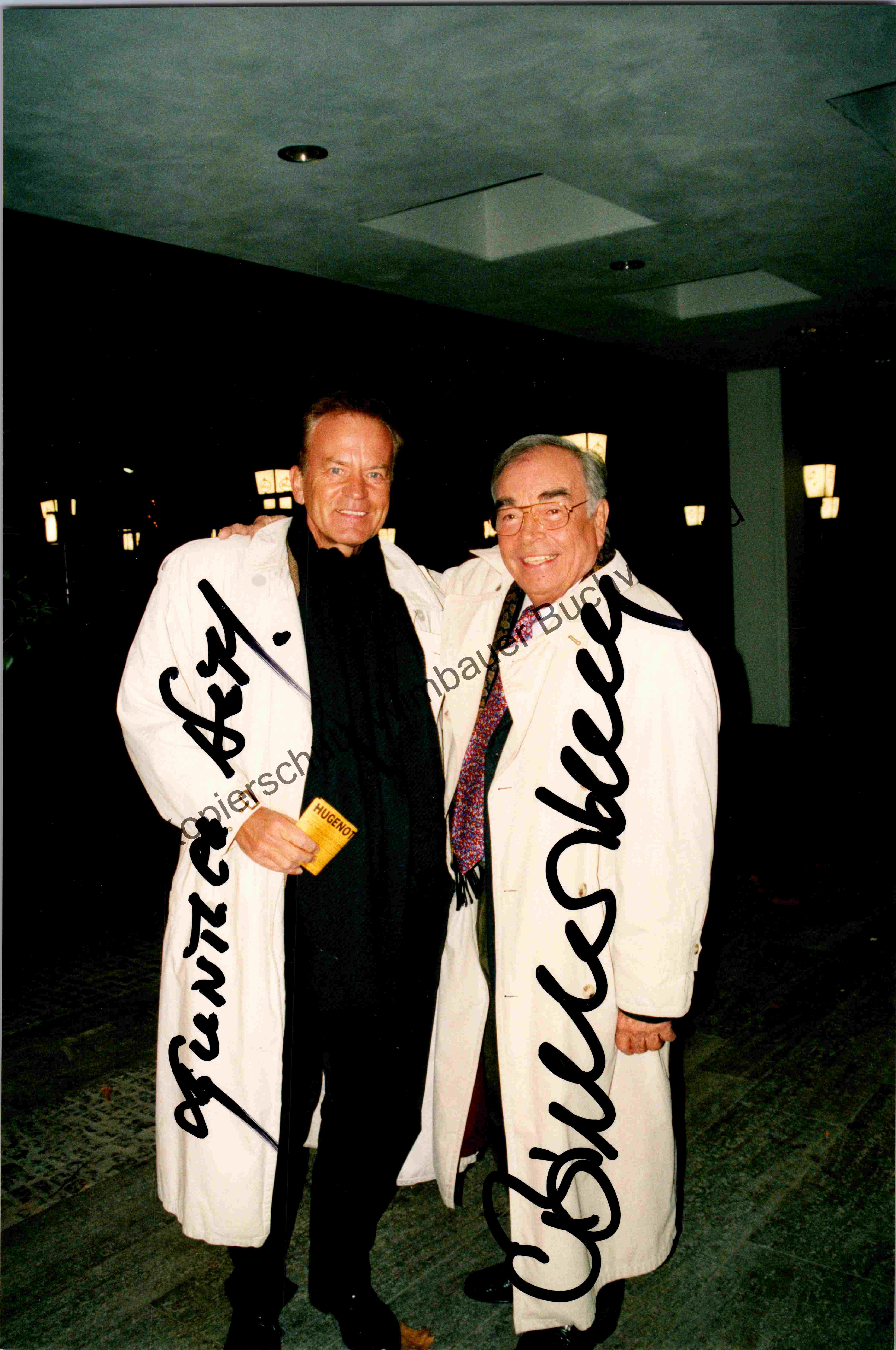 Original Autogramm Claus Biederstaedt (1928-2020) & Gunther Beth ...