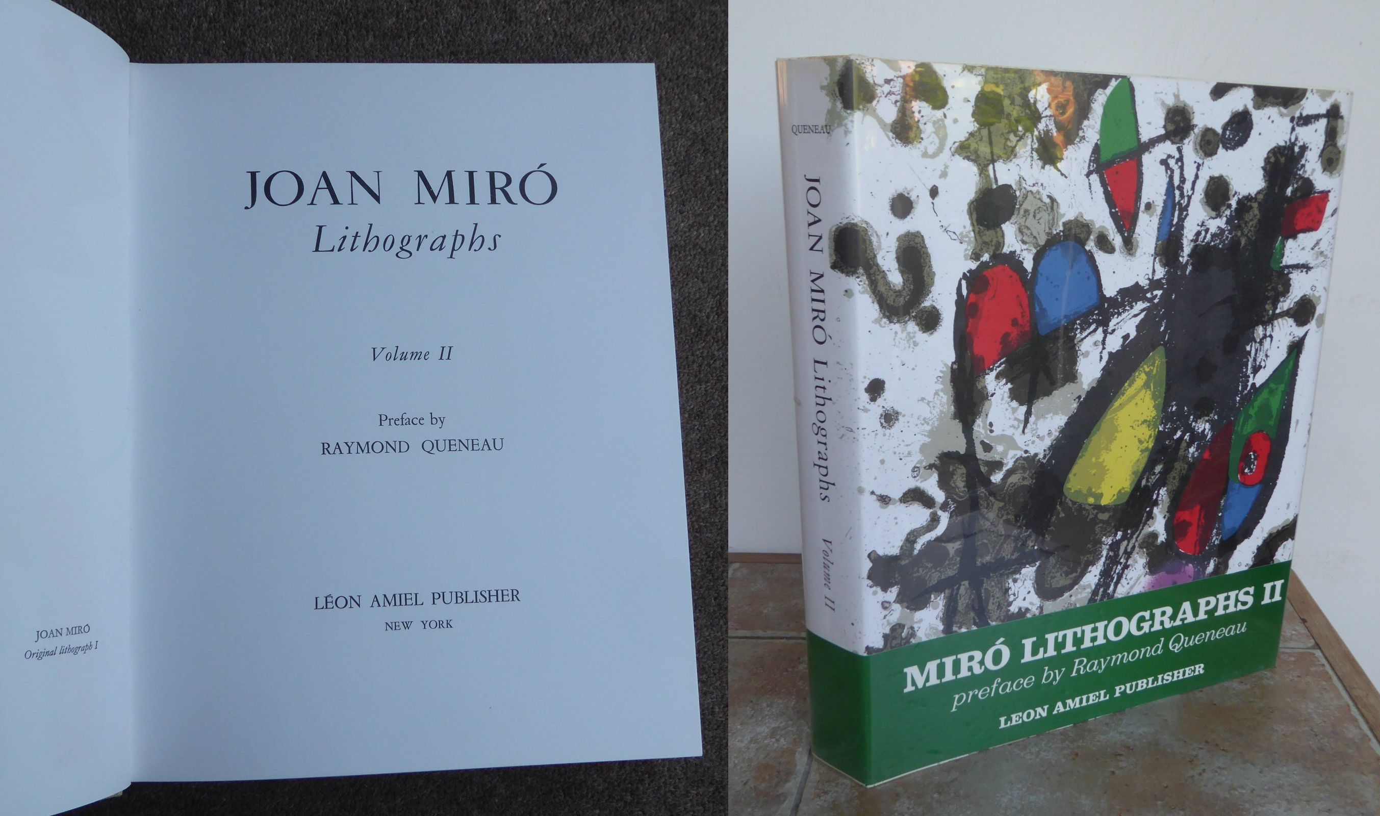 JOAN MIRO LITHOGRAPHS 1953-1963. Volume 2 only of 6. 11 ORIGINAL ...