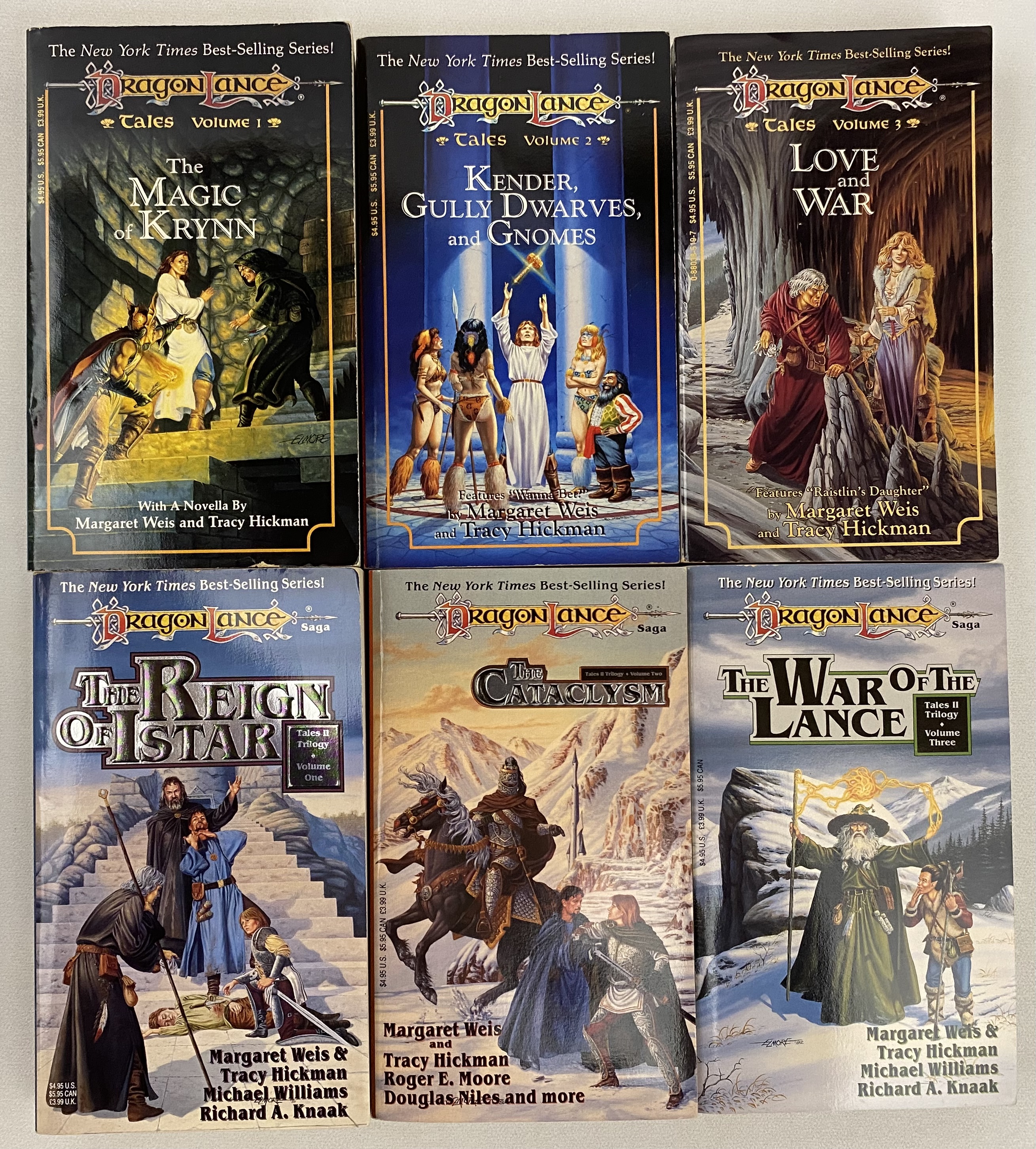 Dragon Lance Saga (Tales I Trilogy and Tales II Trilogy) (Six Volumes ...