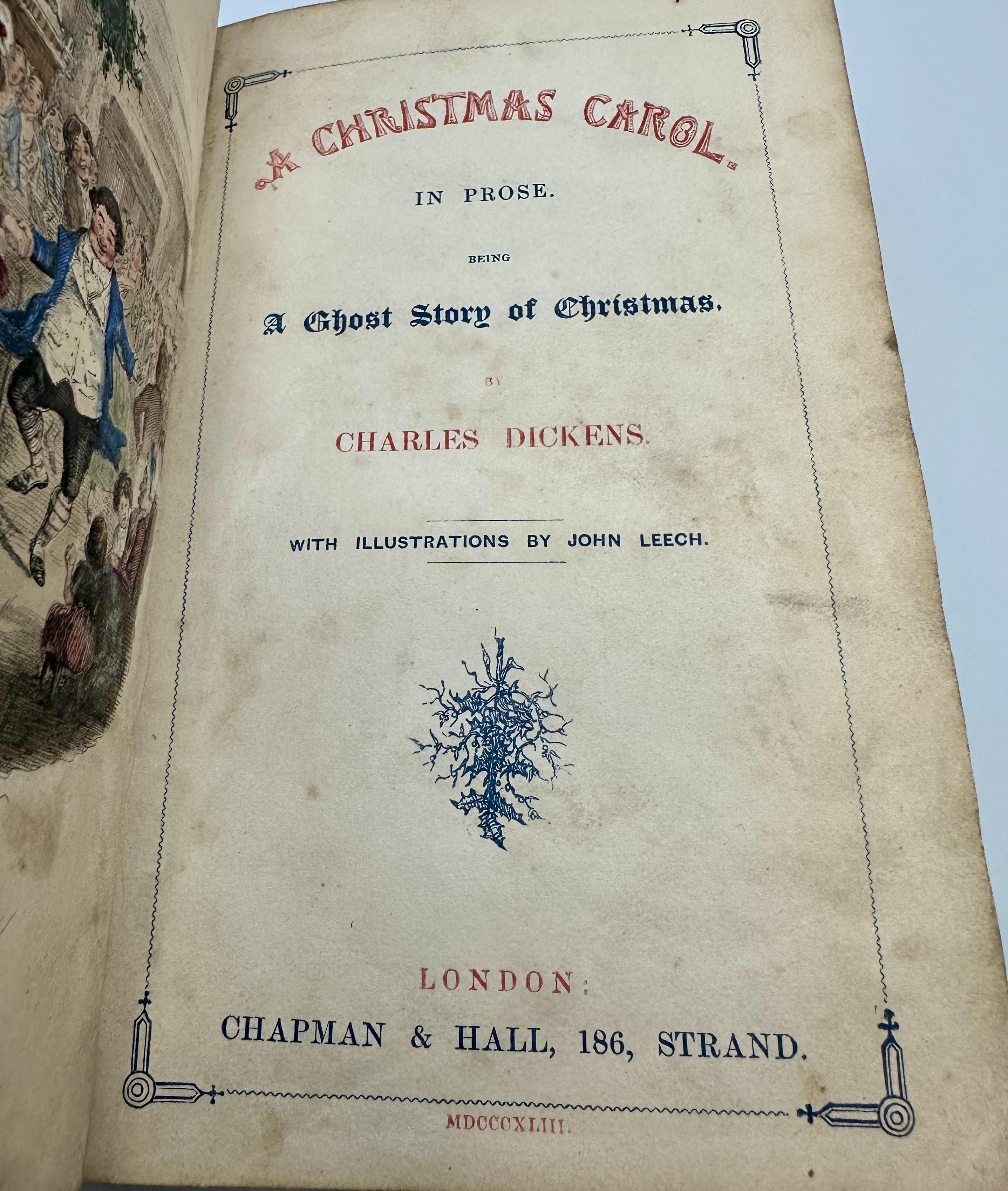 A Christmas Carol by Dickens, Charles: Near Fine Hardcover (1843) 1st ...