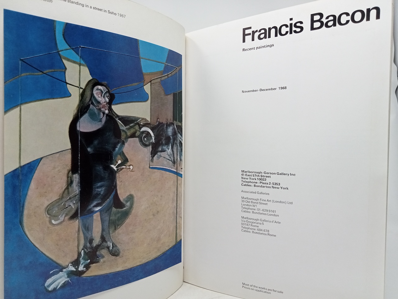 Francis Bacon: Recent Paintings. November-December 1968. by Francis ...