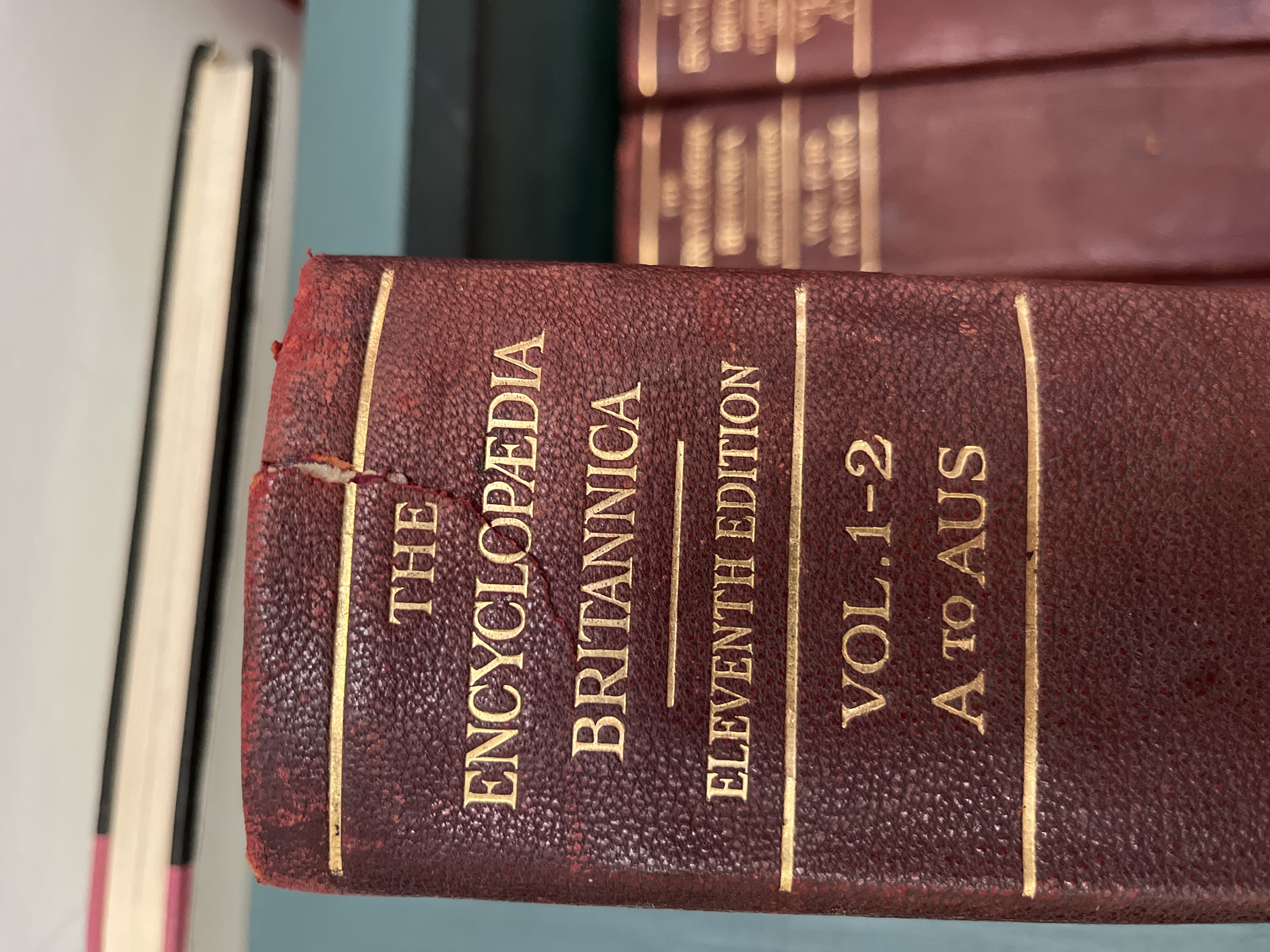 Encyclopedia Britannica 1911, 11th edition, complete 30 Volume Set [16 books, 32 volumes with ...
