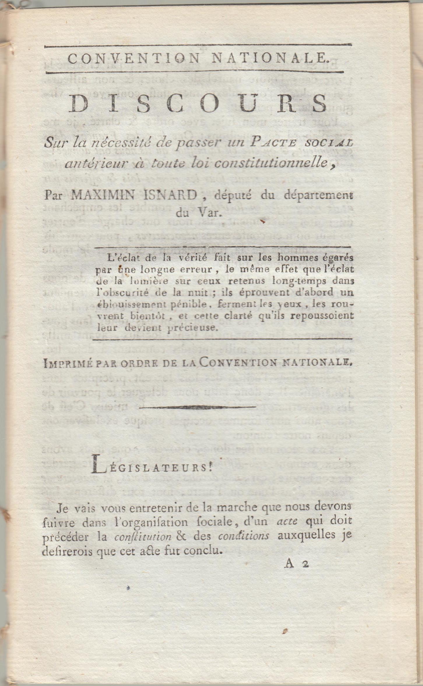 Maximin Isnard a ses collegues. by Maximin Isnard: Bon Couverture ...