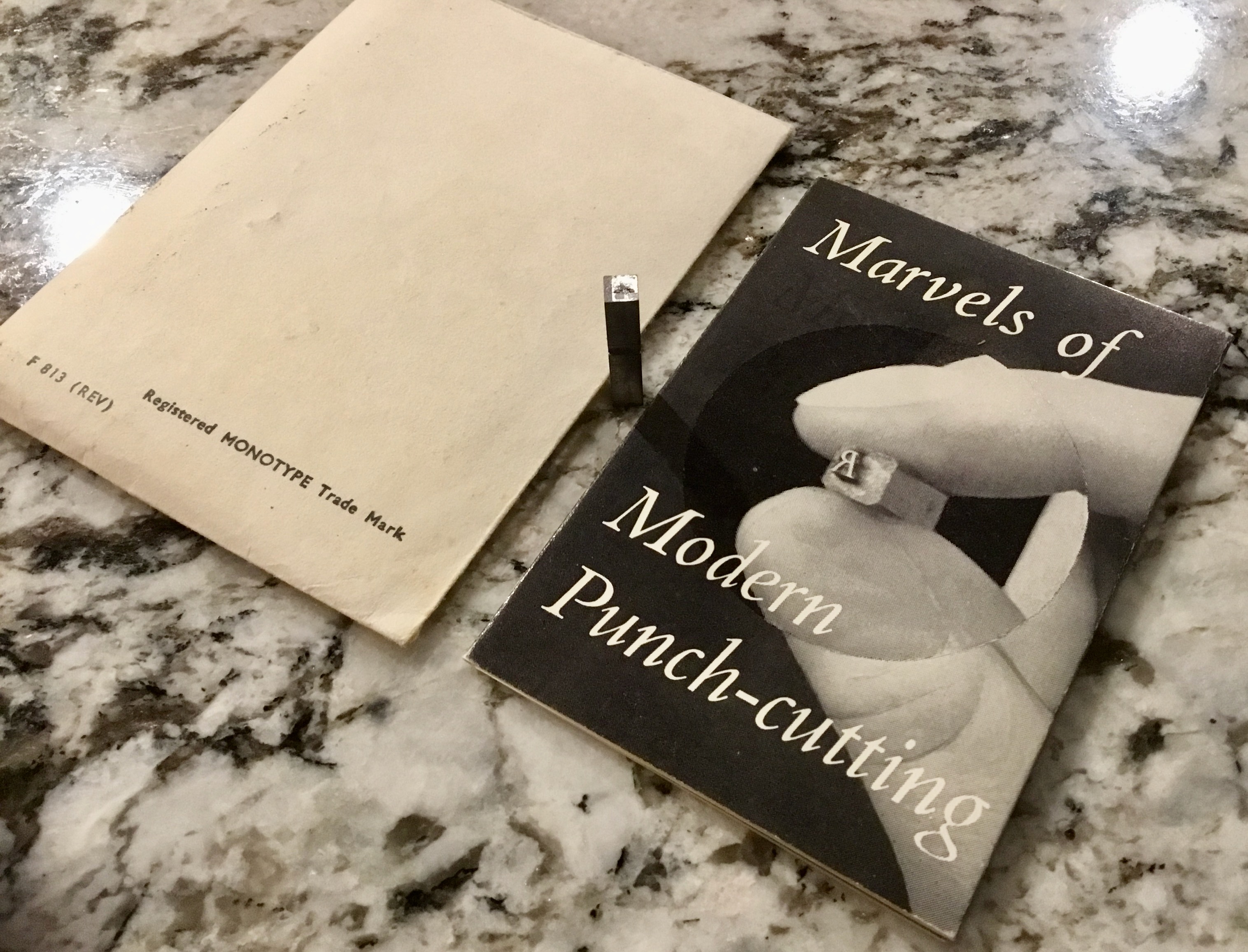 Marvels of Modern Punch-cutting, in original envelope with die. by ...