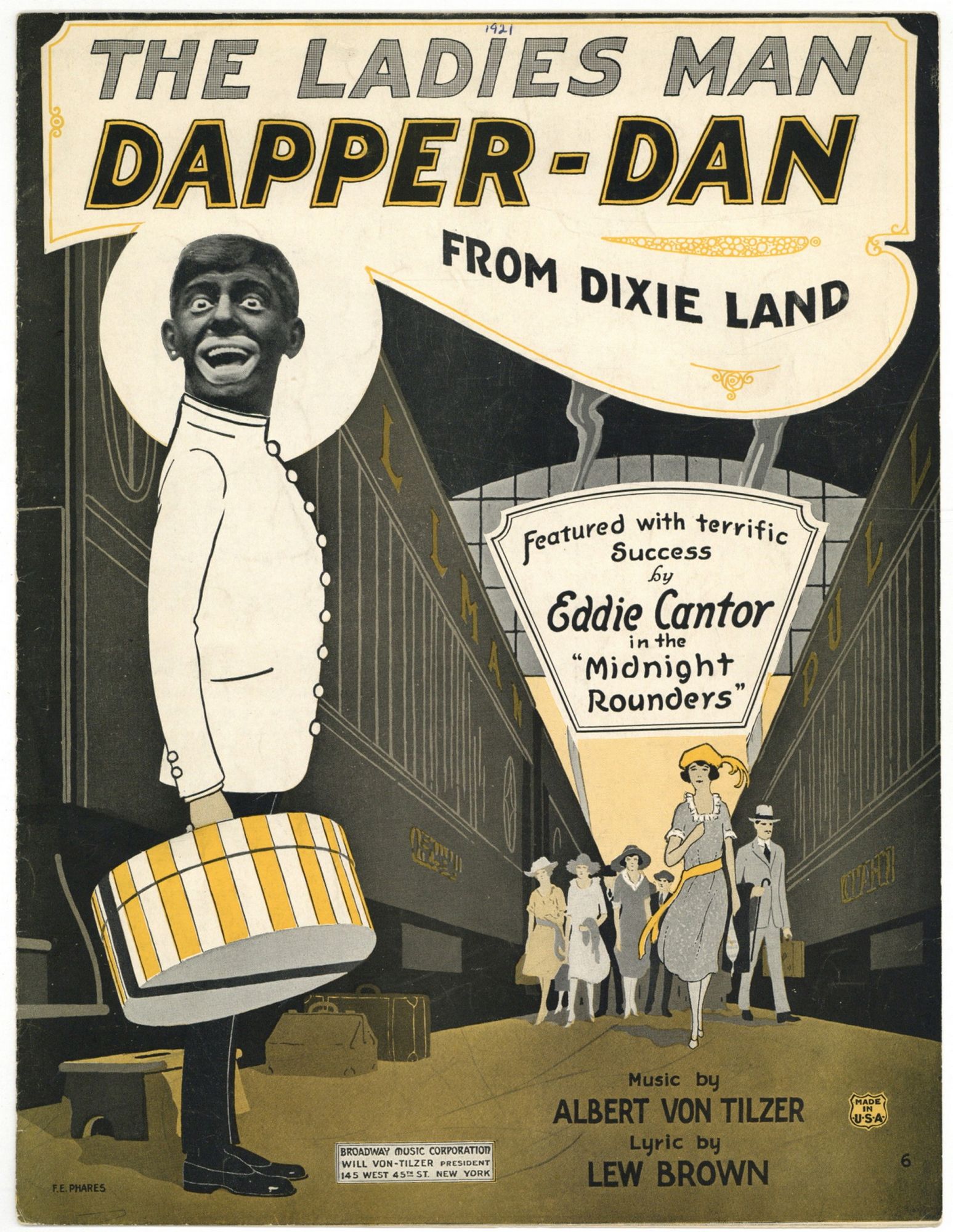 [Sheet music]: Dapper Dan (The Ladies Man from Dixie Land) by BROWN ...