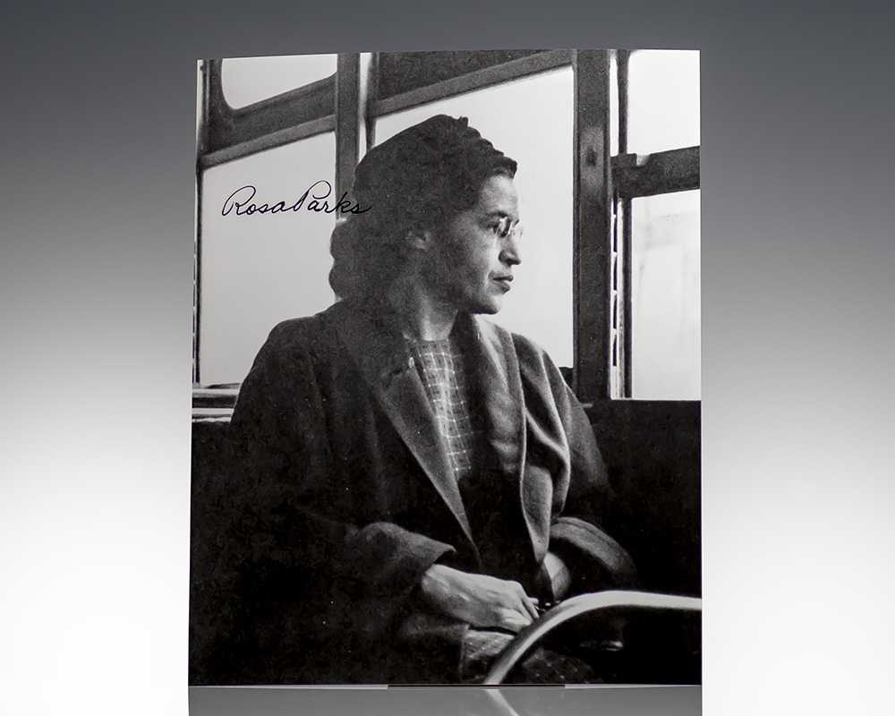 Rosa Parks Photograph Signed. by Parks, Rosa: Signed by Author(s ...