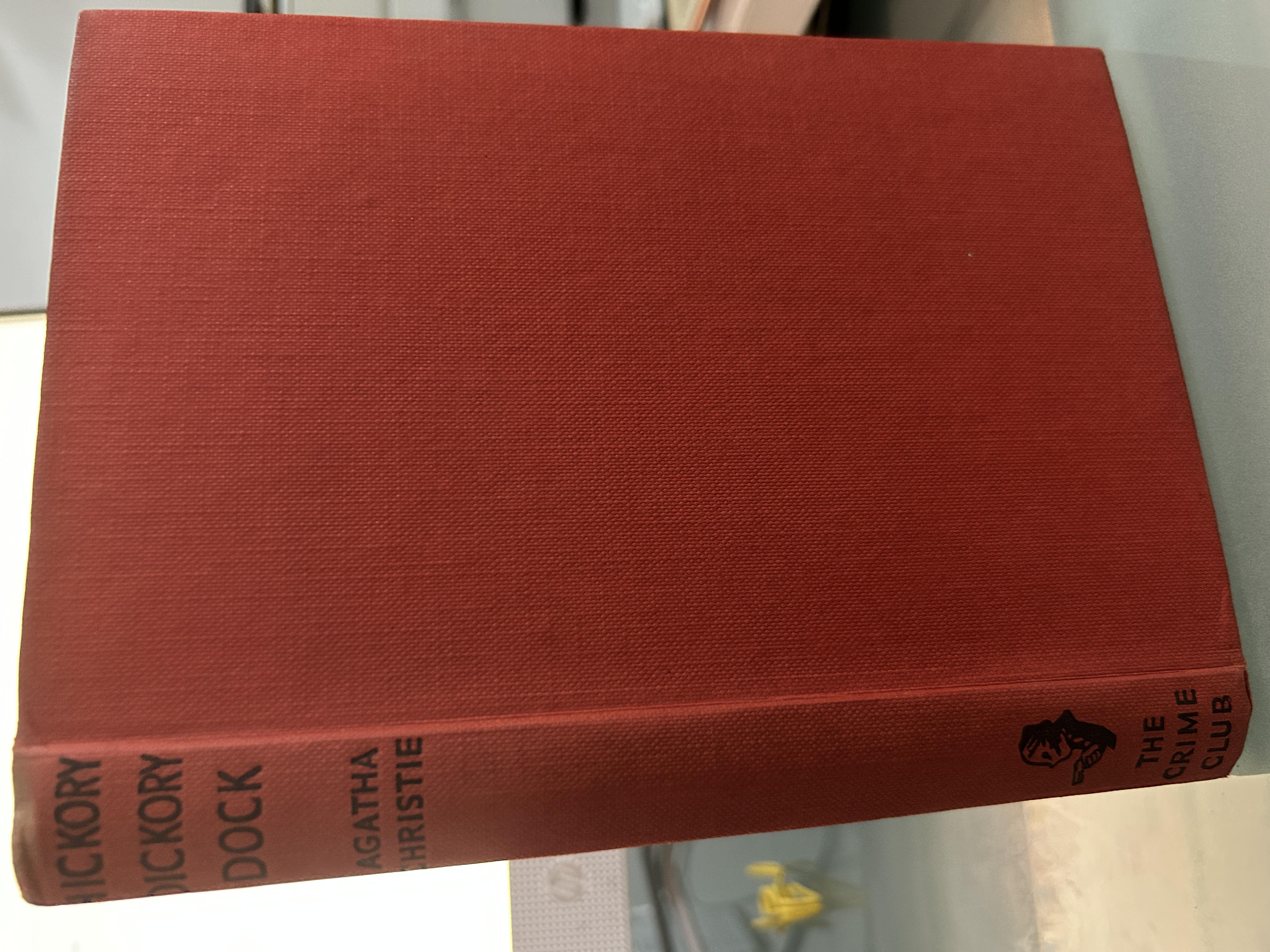 HICKORY DICKORY DOCK. SIGNED COPY. by AGATHA CHRISTIE. SIGNED COPY ...