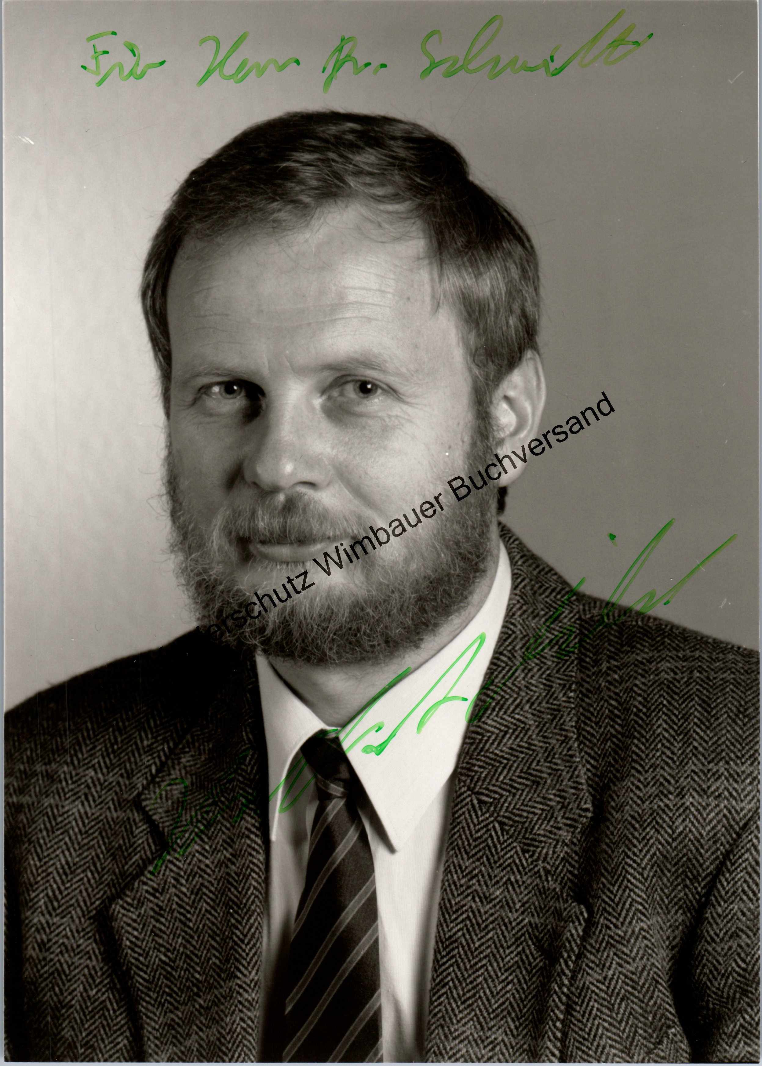 Original Autograph Hartmut Michel Nobel Price Chemistry 1988 ...