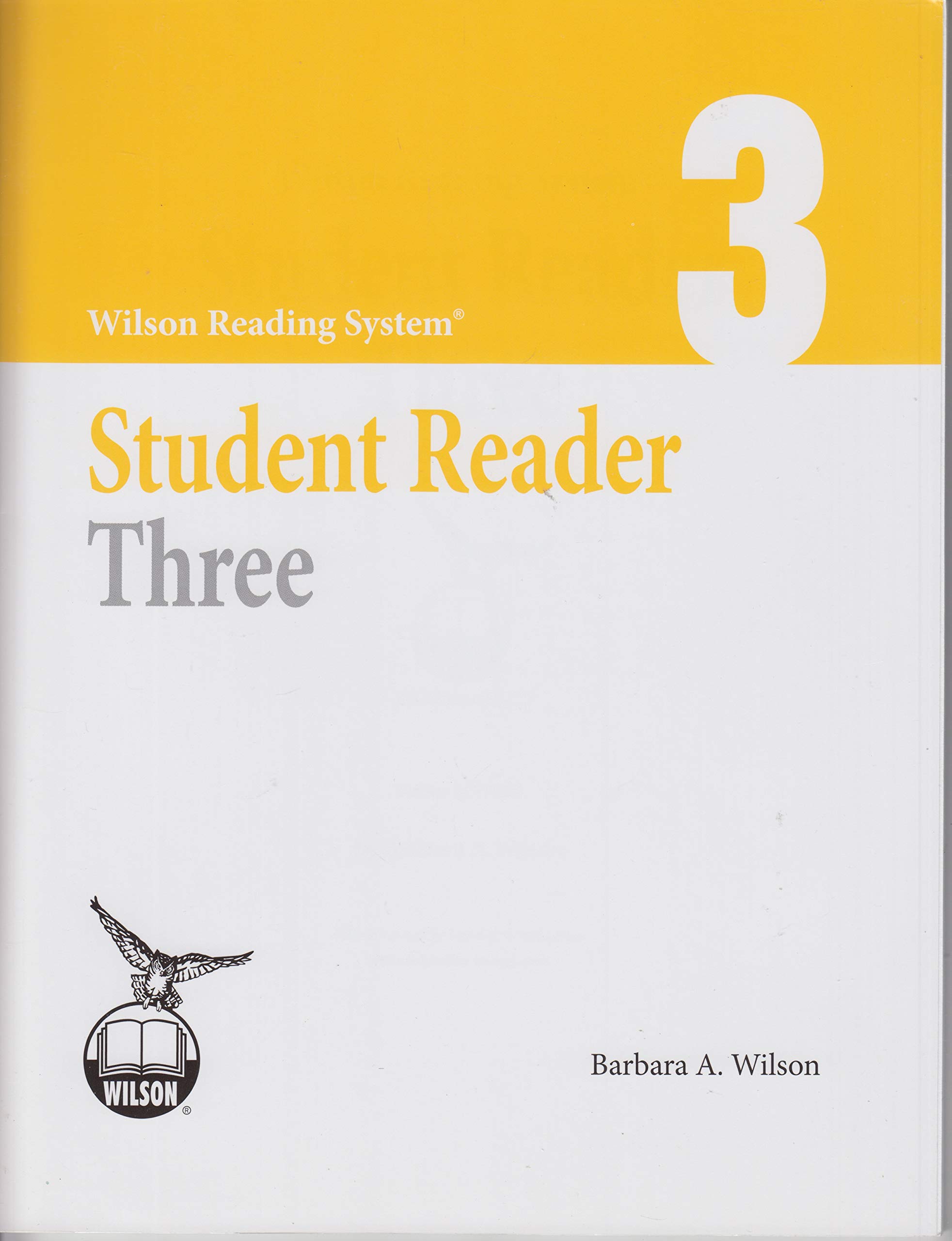 Wilson Reading System Student Reader Three by Barbara A. Wilson: good ...