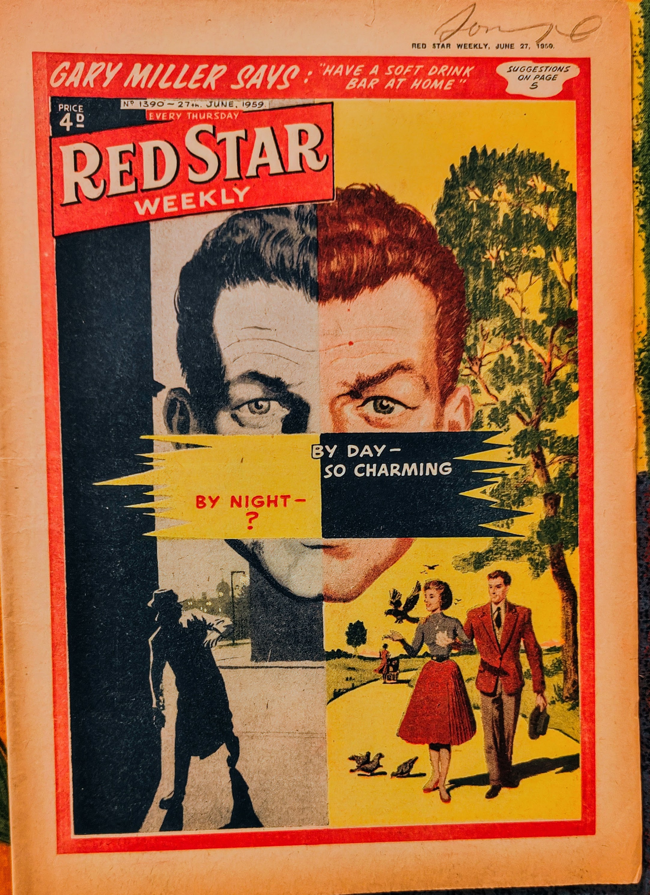 Red Star Weekly June 27 1959 / "The House With The Red Shutters" / "His ...