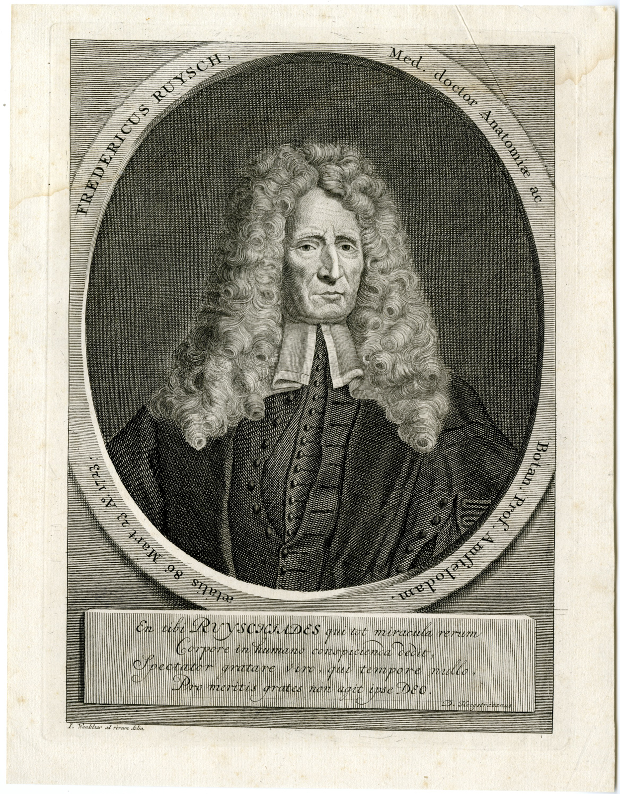 Antique Print-FREDERIK-RUYSCH-PORTRAIT-ANATOMIST-Wandelaar-1744 by Jan ...
