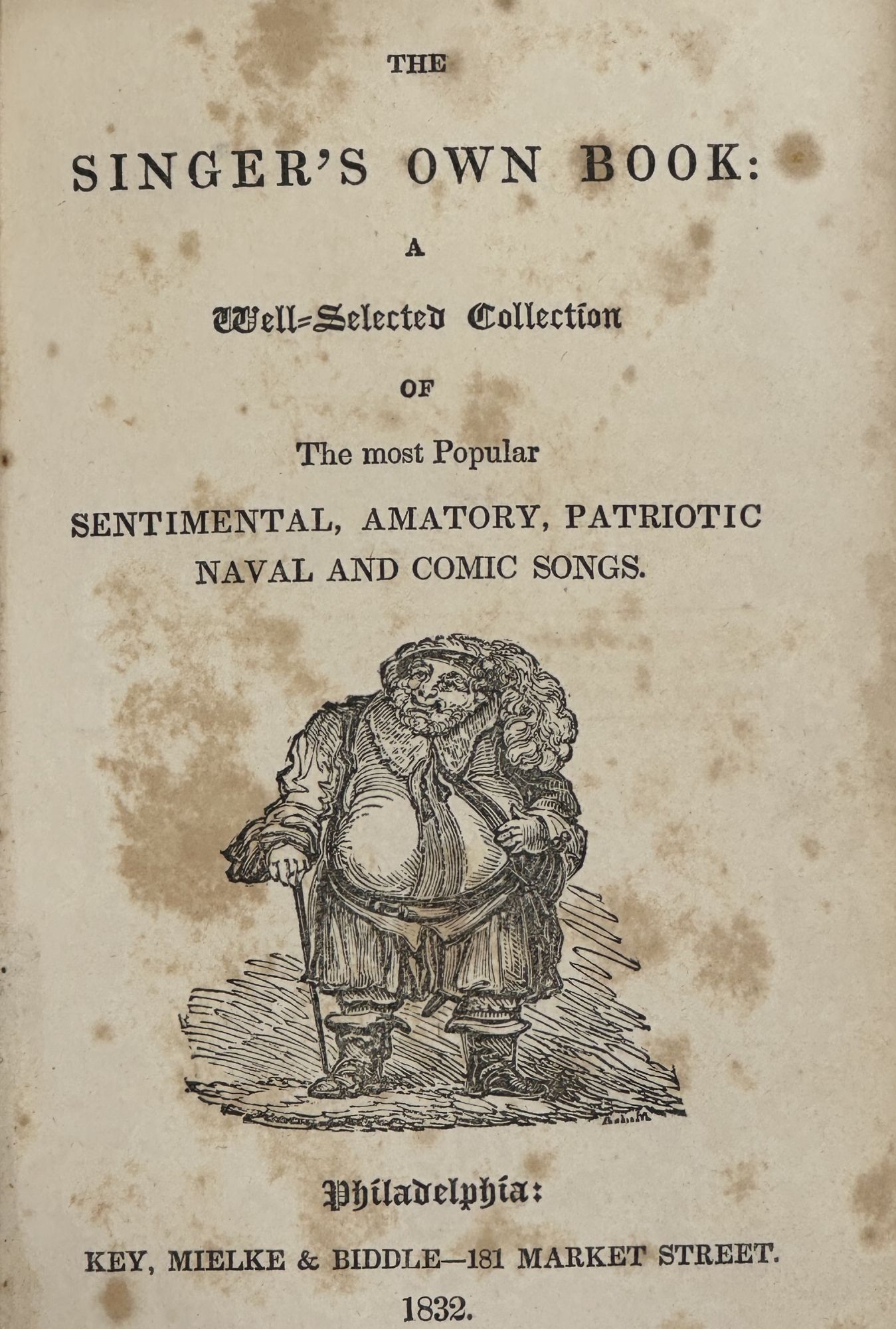 THE SINGER'S OWN BOOK: a well-selected collection of the most popular ...