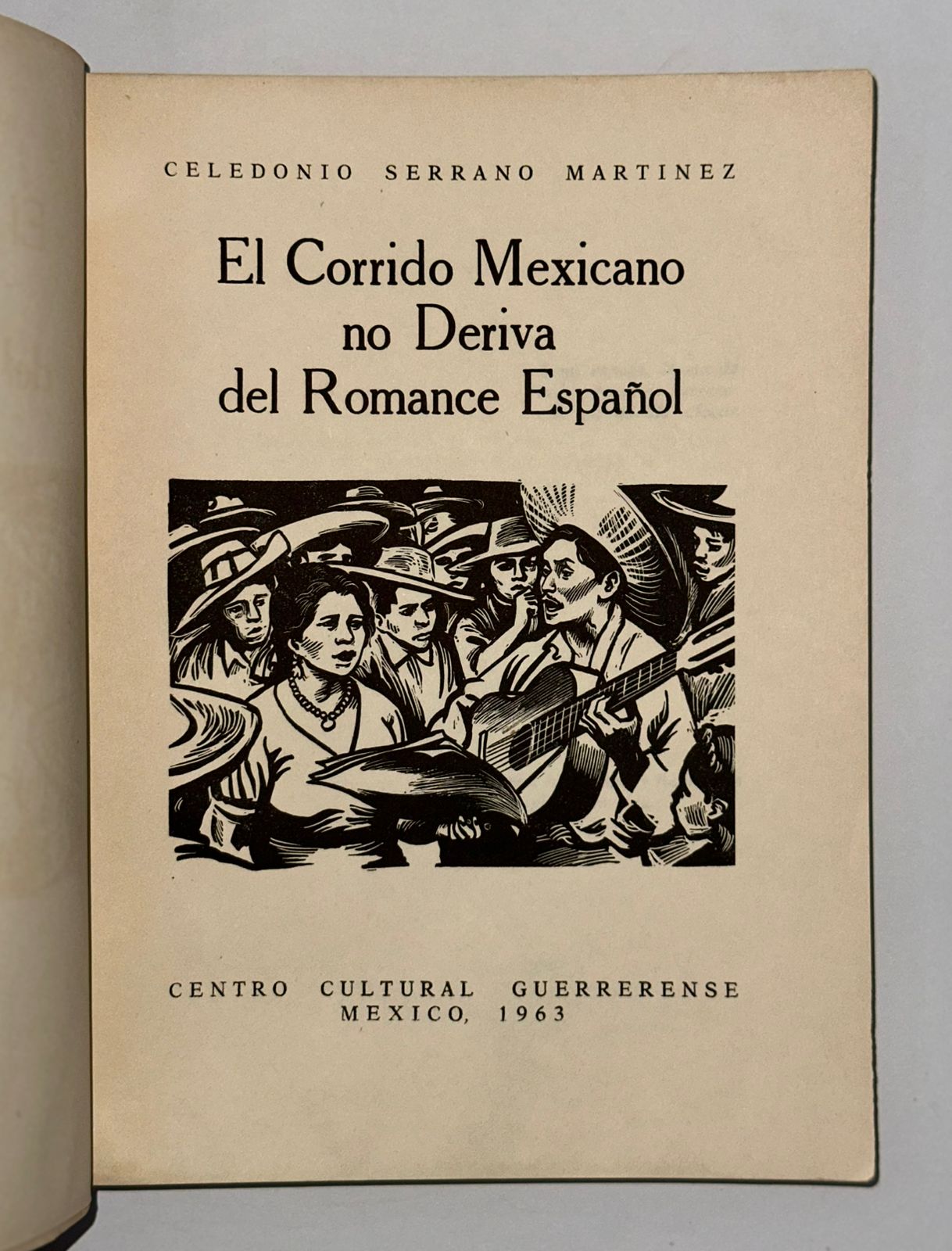 El Corrido Mexicano no Deriva del Romance Español by Serrano Martinez ...