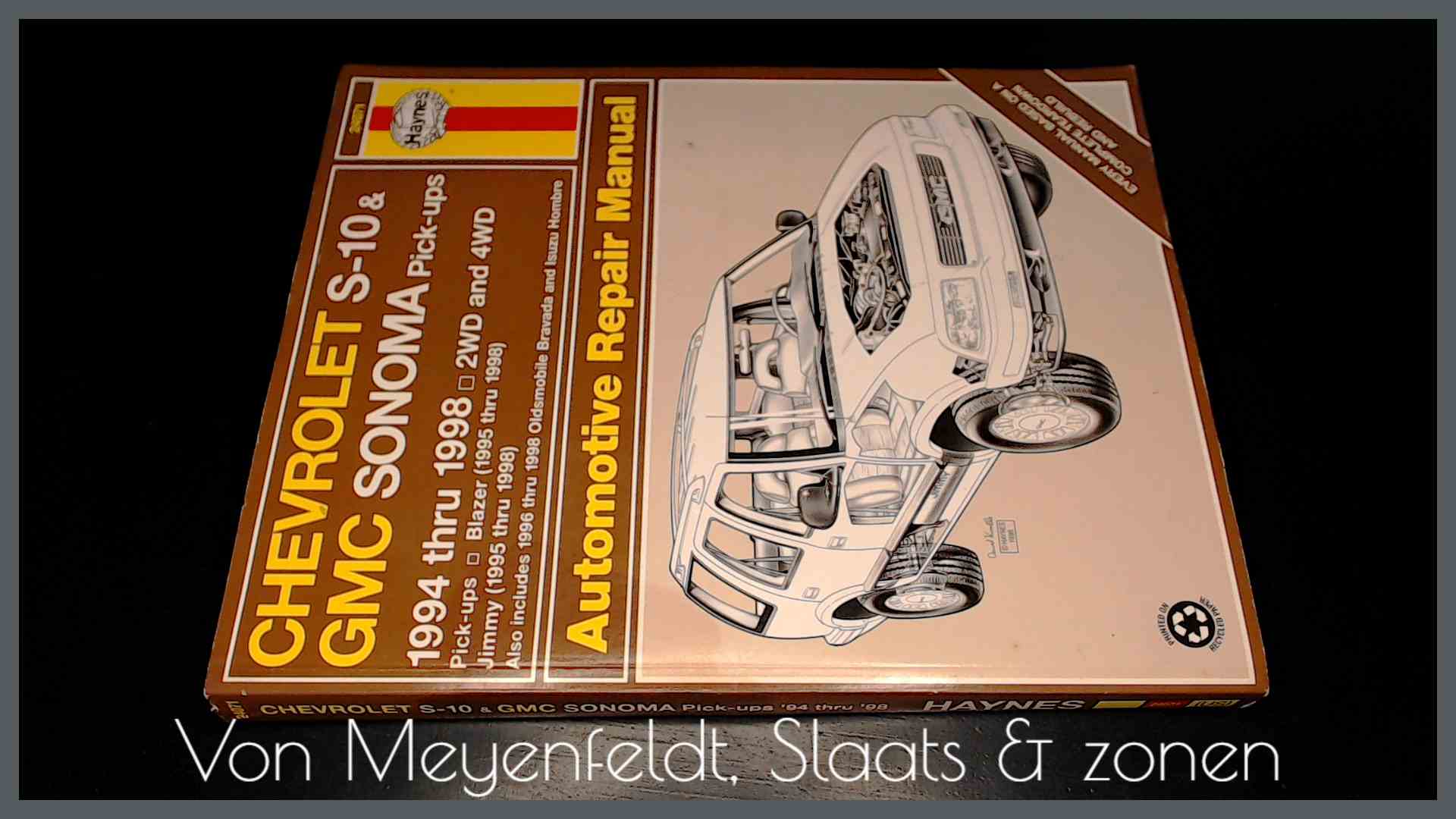 Chevrolet S-10 & Blazer GMC Sonoma & Jimmy Oldsmobile Bravada Isuzu ...