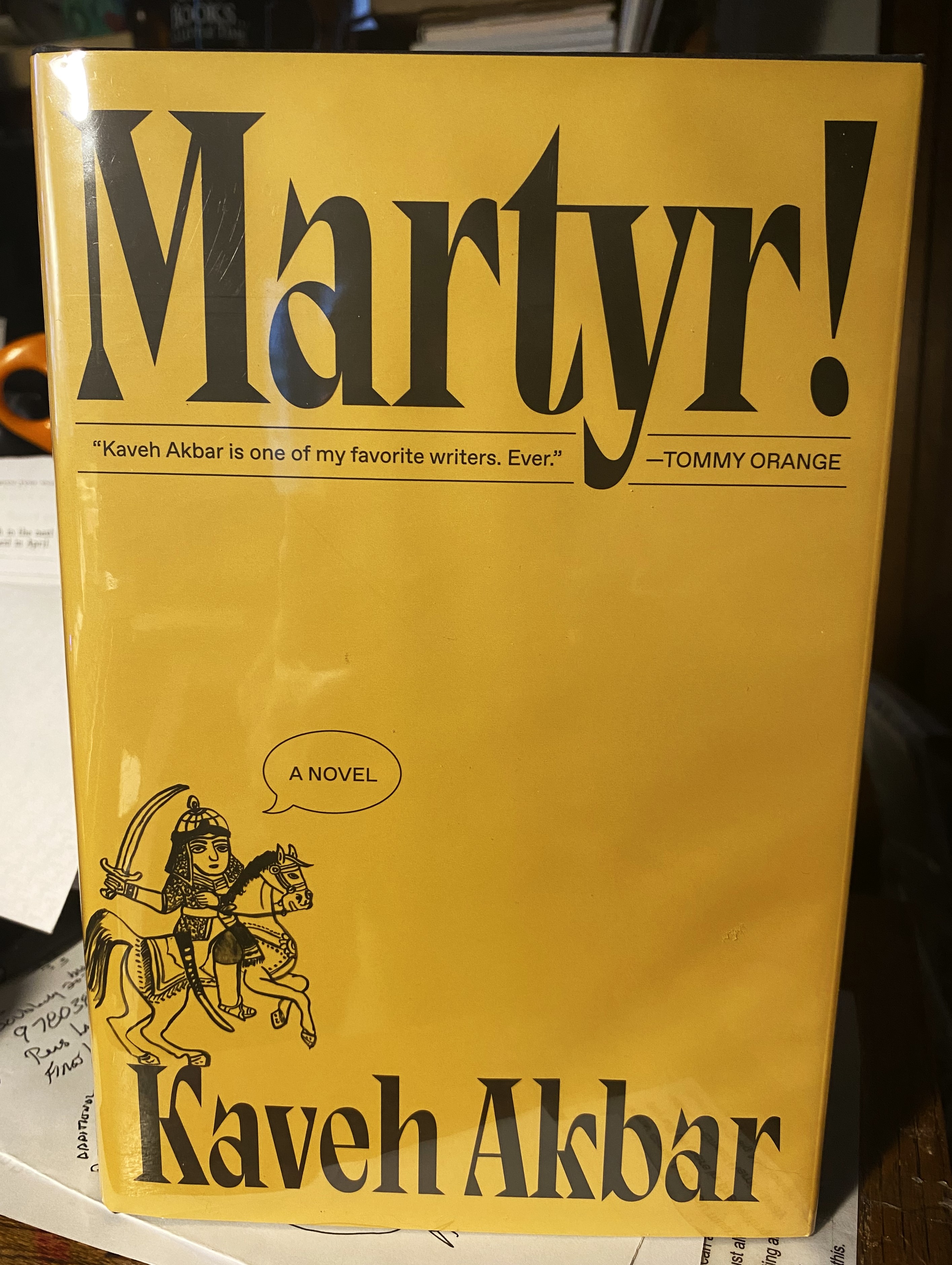 Martyr! by Akbar, Kaveh: As New Hardcover (2024) 1st Edition, Signed by ...