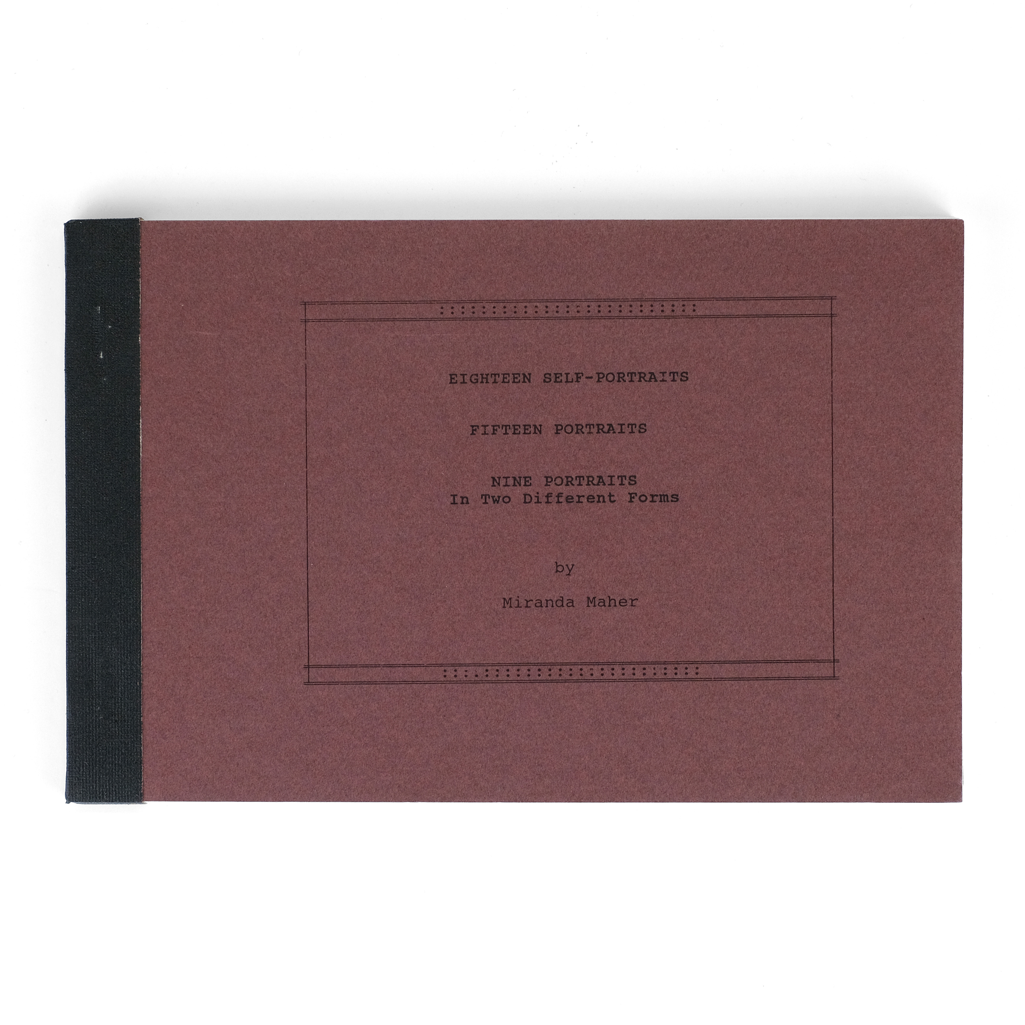 Eighteen Self-Portraits : Fifteen Portraits : Nine Portraits in Two ...