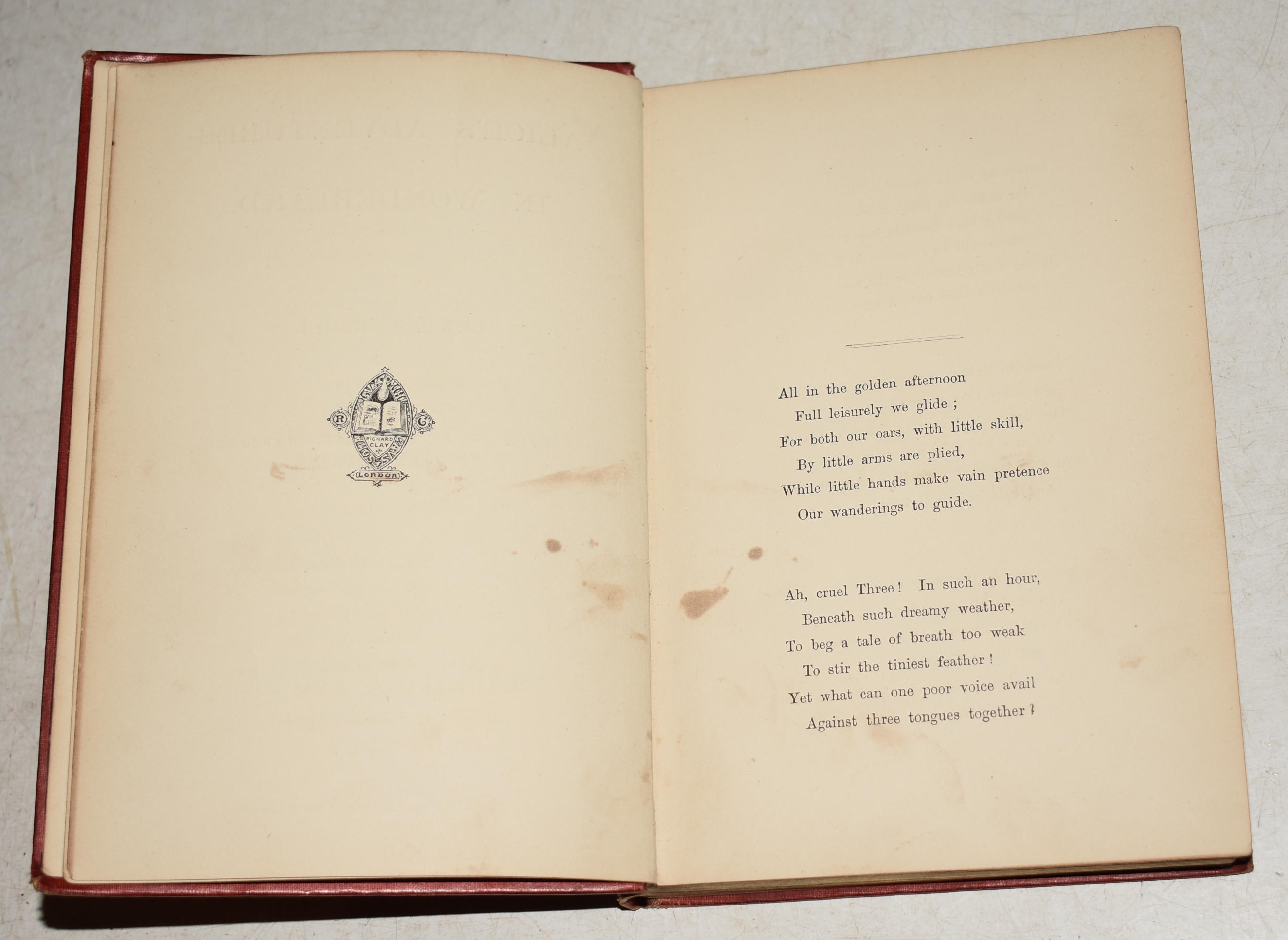 Alice's Adventures In Wonderland. With Forty-Two Illustrations by John ...