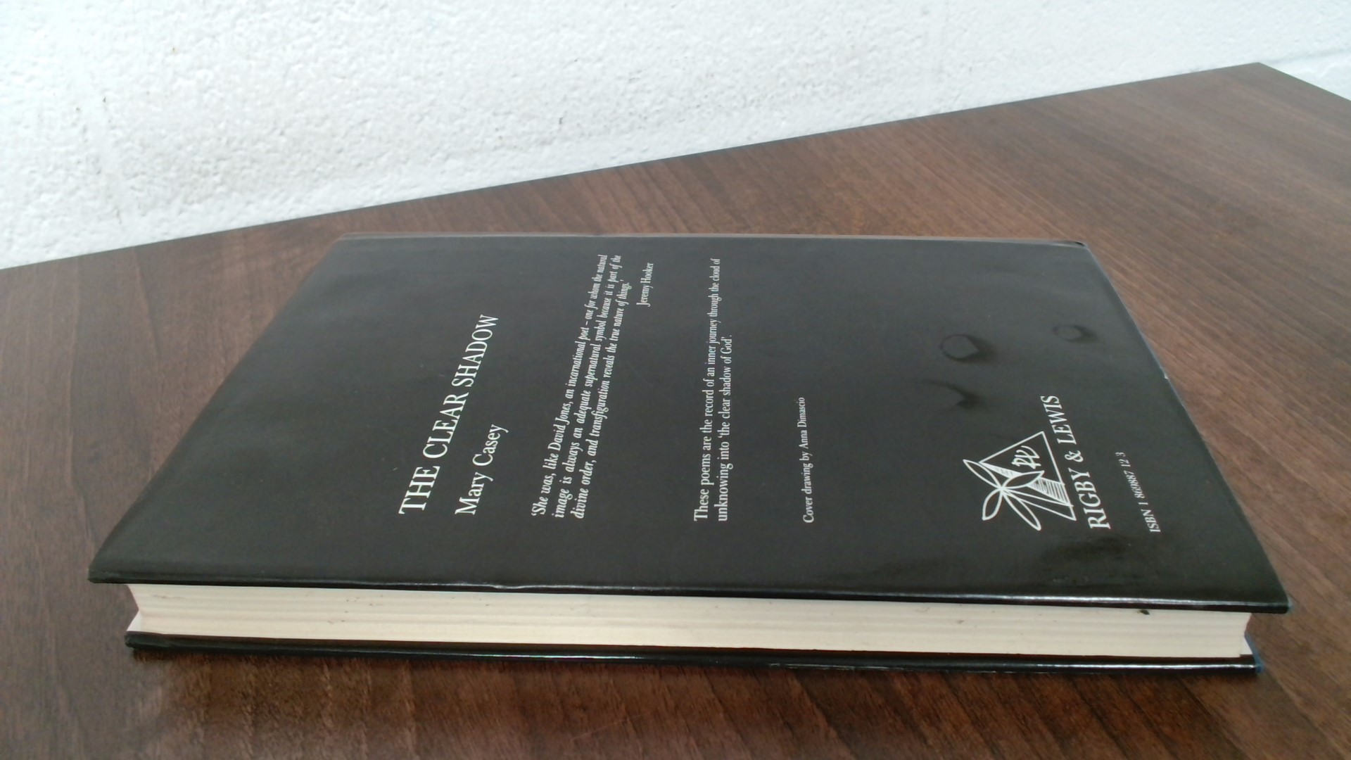 The Clear Shadow by CASEY, Mary: Good Hardcover (1992) Signed by Author ...