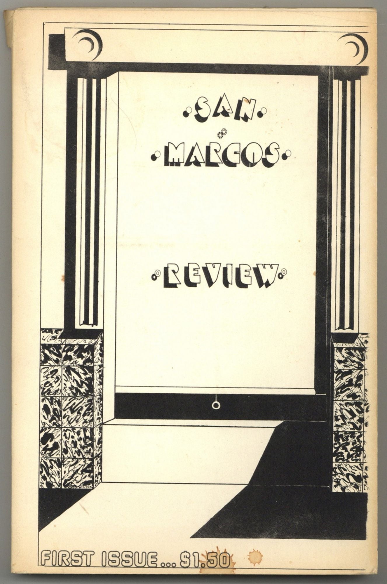San Marcos Review. First issue: Very Good Softcover (1979) | Between ...