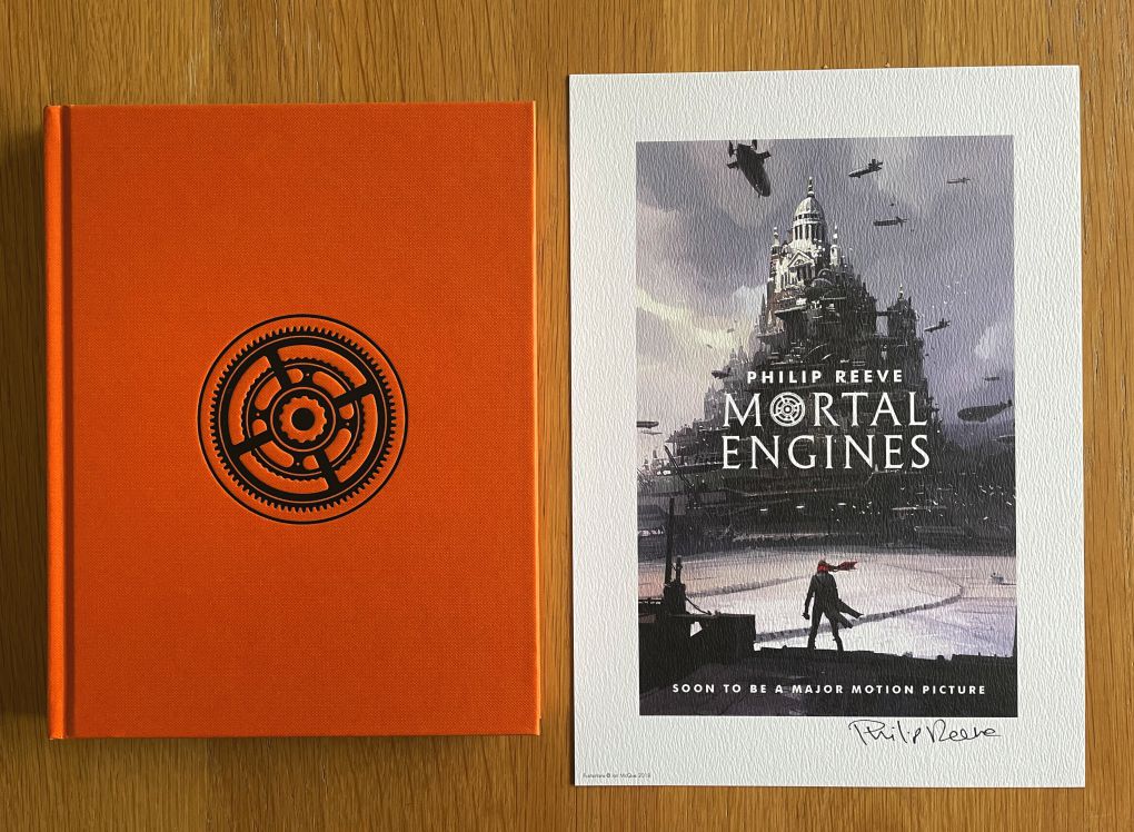The Illustrated World of Mortal Engines - 4x Signed with Signed Print ...
