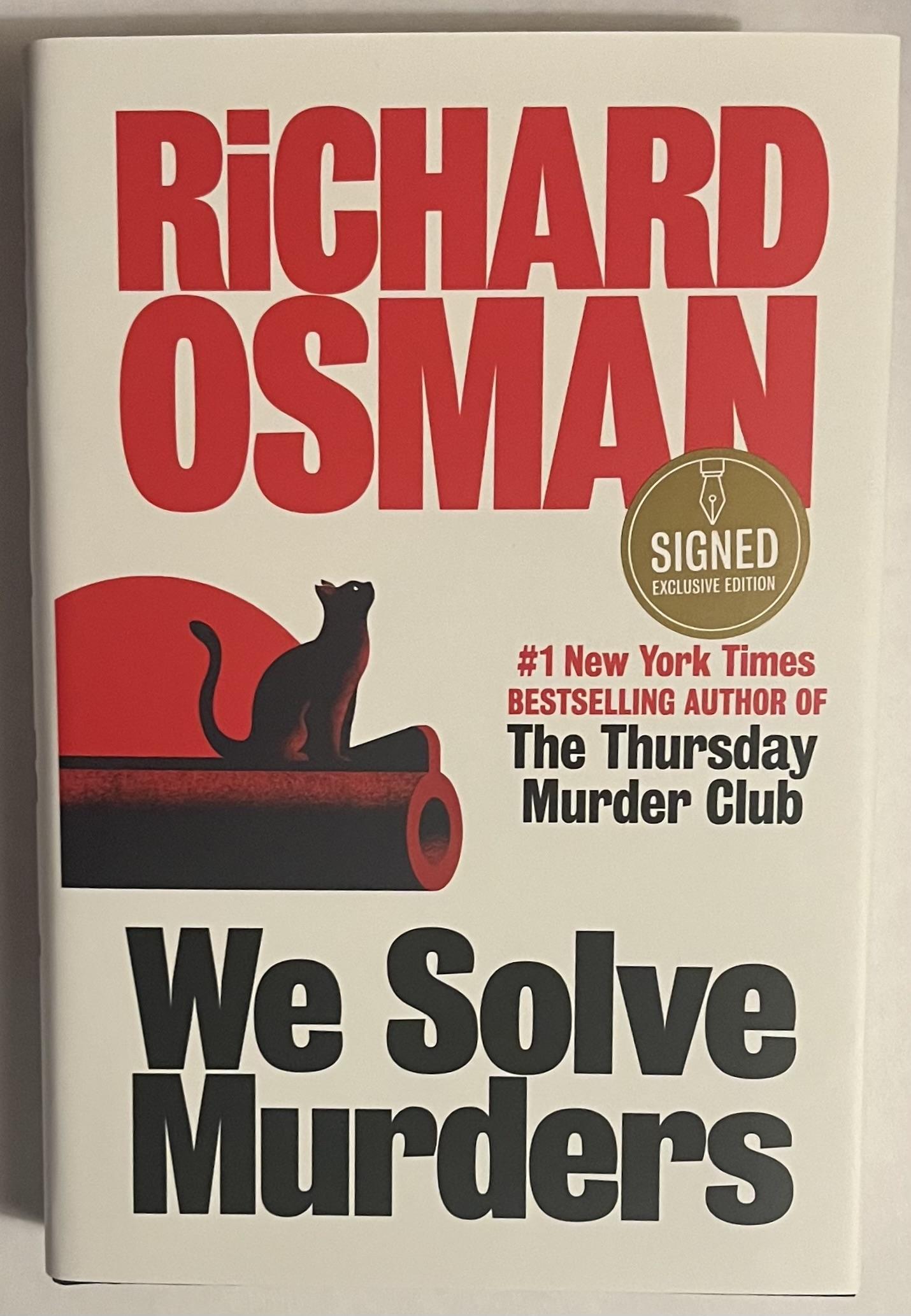 We Solve Murders by Richard Osman: Fine Hardcover (2024) 1st Edition ...