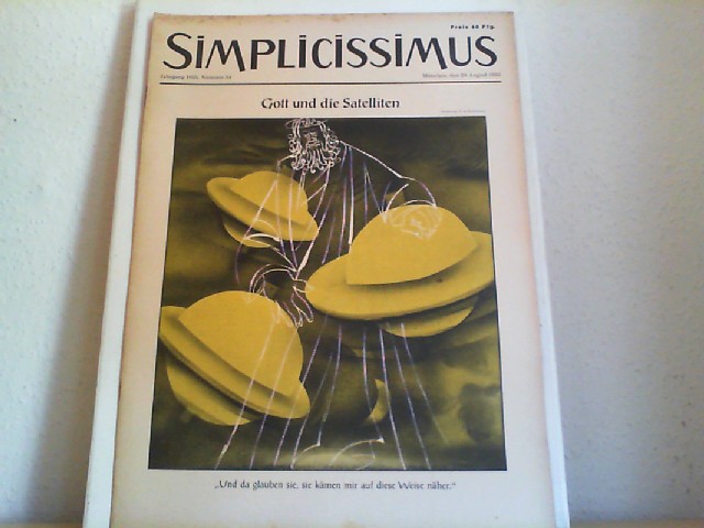 SIMPLICISSIMUS. 20. 8. 1955, Nr. 34. Illustrierte Wochenschrift ...